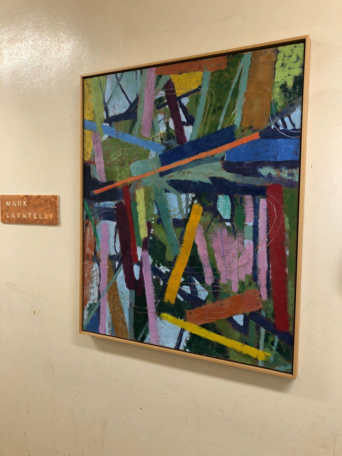 Firehouse by Mark Lavatelli (2017) : Painting Wax, Pigments on Synthetic board - SINGULART