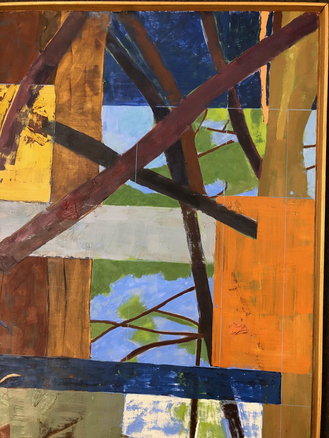 Treeline by Mark Lavatelli (2001) : Painting Wax, Pigments on Synthetic board - Singulart