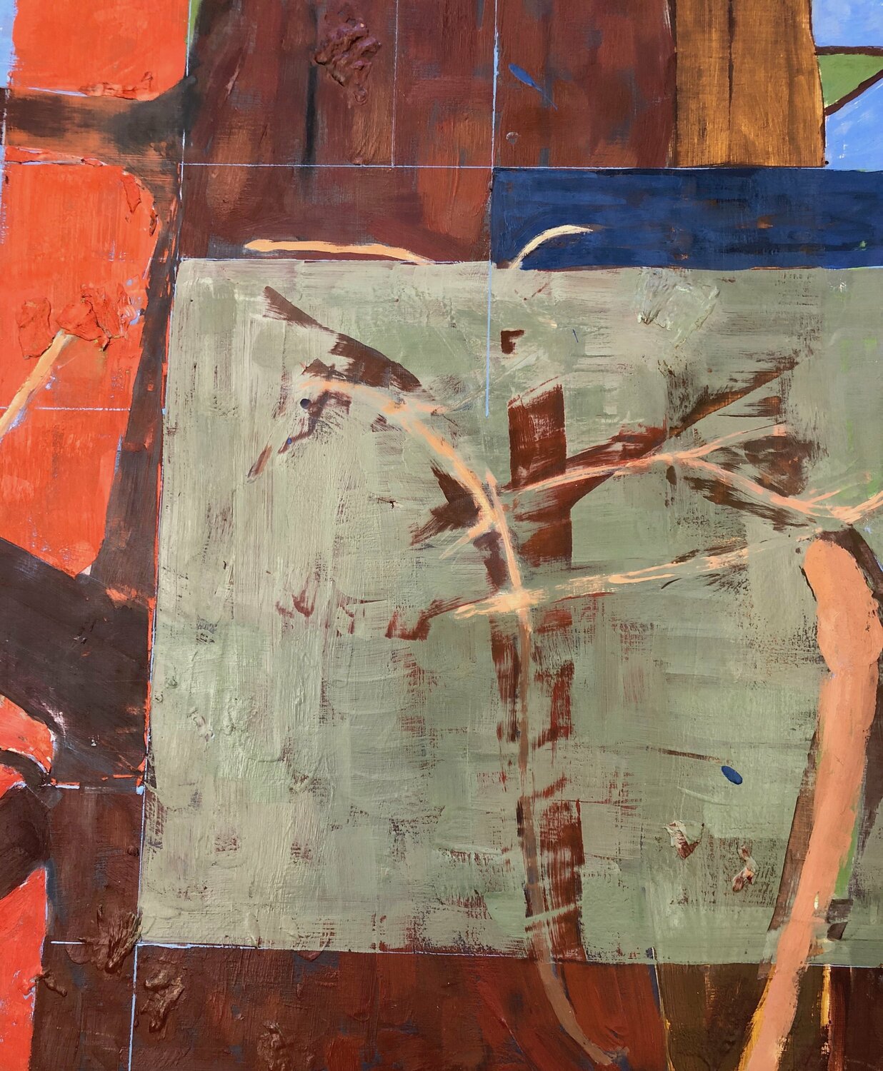 Treeline by Mark Lavatelli (2001) : Painting Wax, Pigments on Synthetic board - Singulart