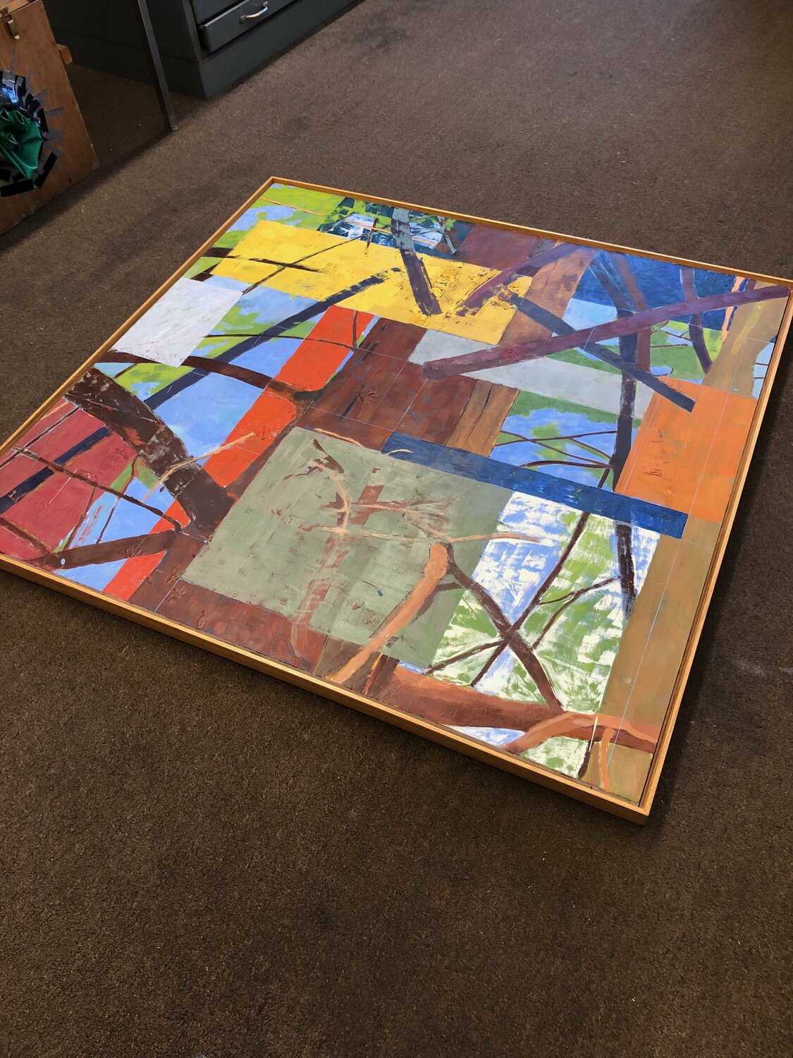 Treeline by Mark Lavatelli (2001) : Painting Wax, Pigments on Synthetic board - Singulart