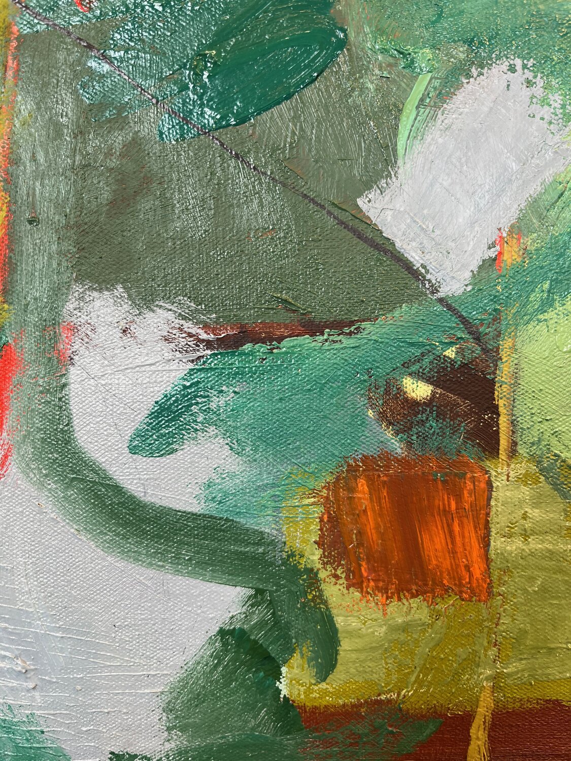 Healed By Green by Mark Lavatelli (2022) : Painting Oil on Canvas - Singulart