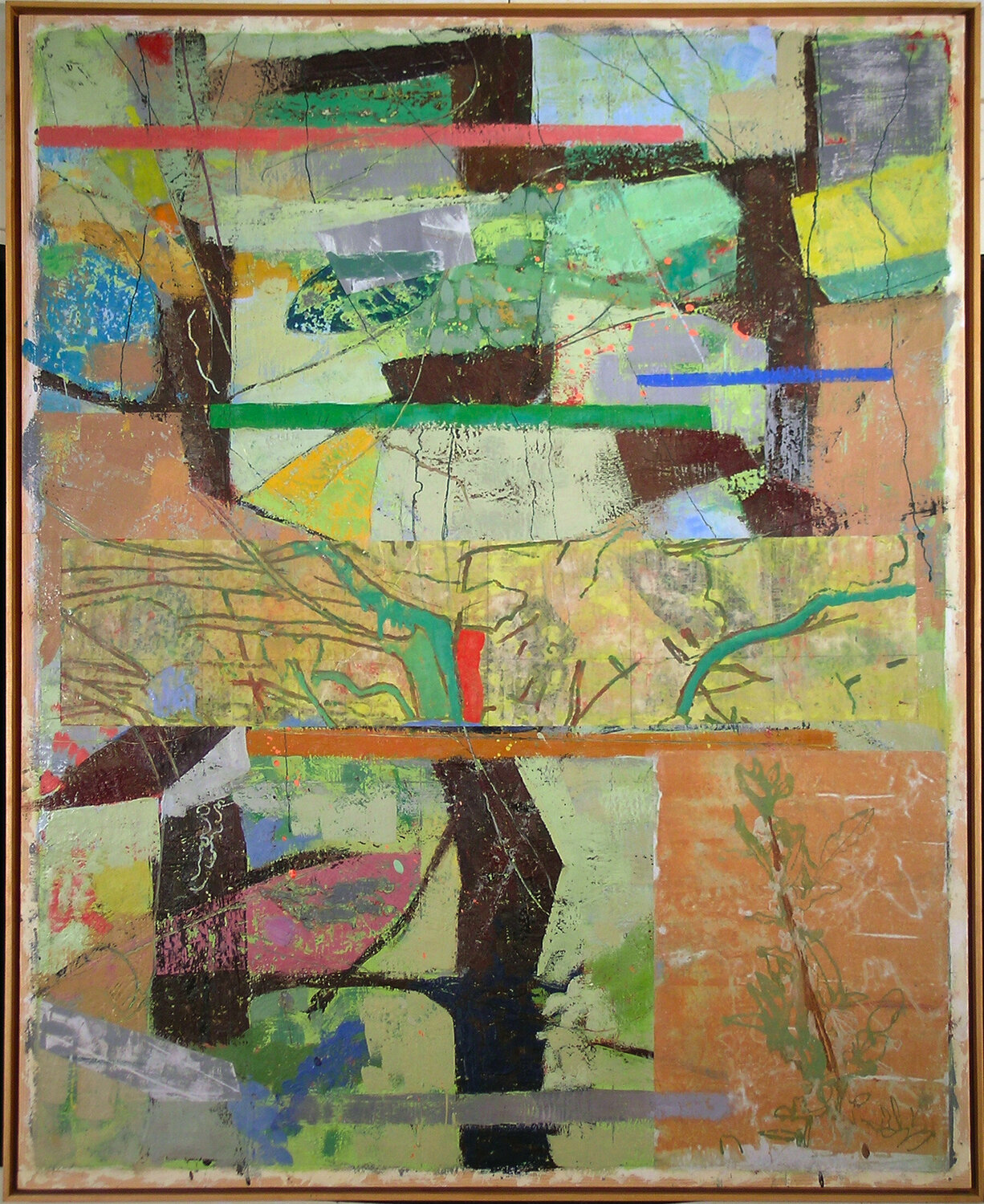 Life Cycle by Mark Lavatelli (2008) : Painting Collage, Wax on Synthetic board - Singulart