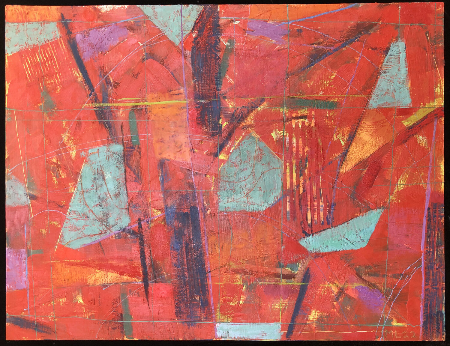 Float by Mark Lavatelli (2022) : Painting Wax, Pigments on Synthetic board - Singulart