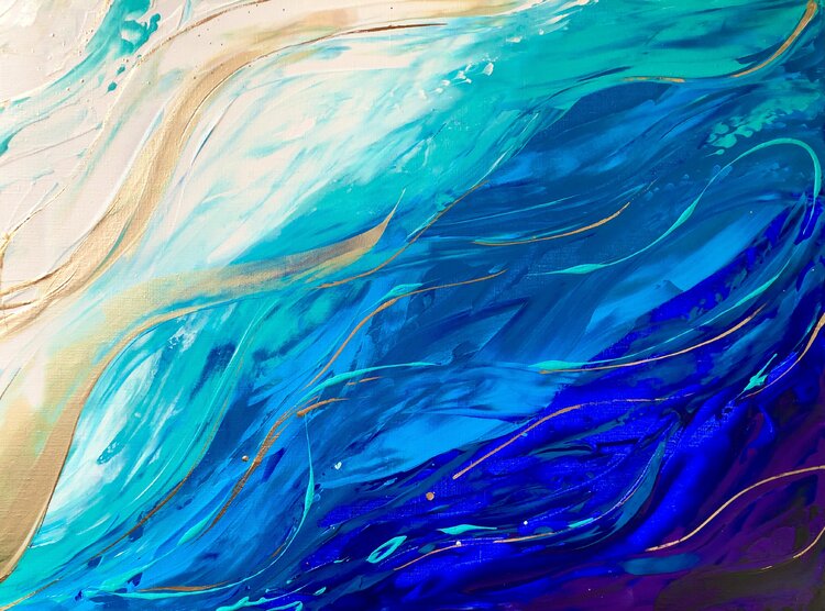 Abstract Sea Painting