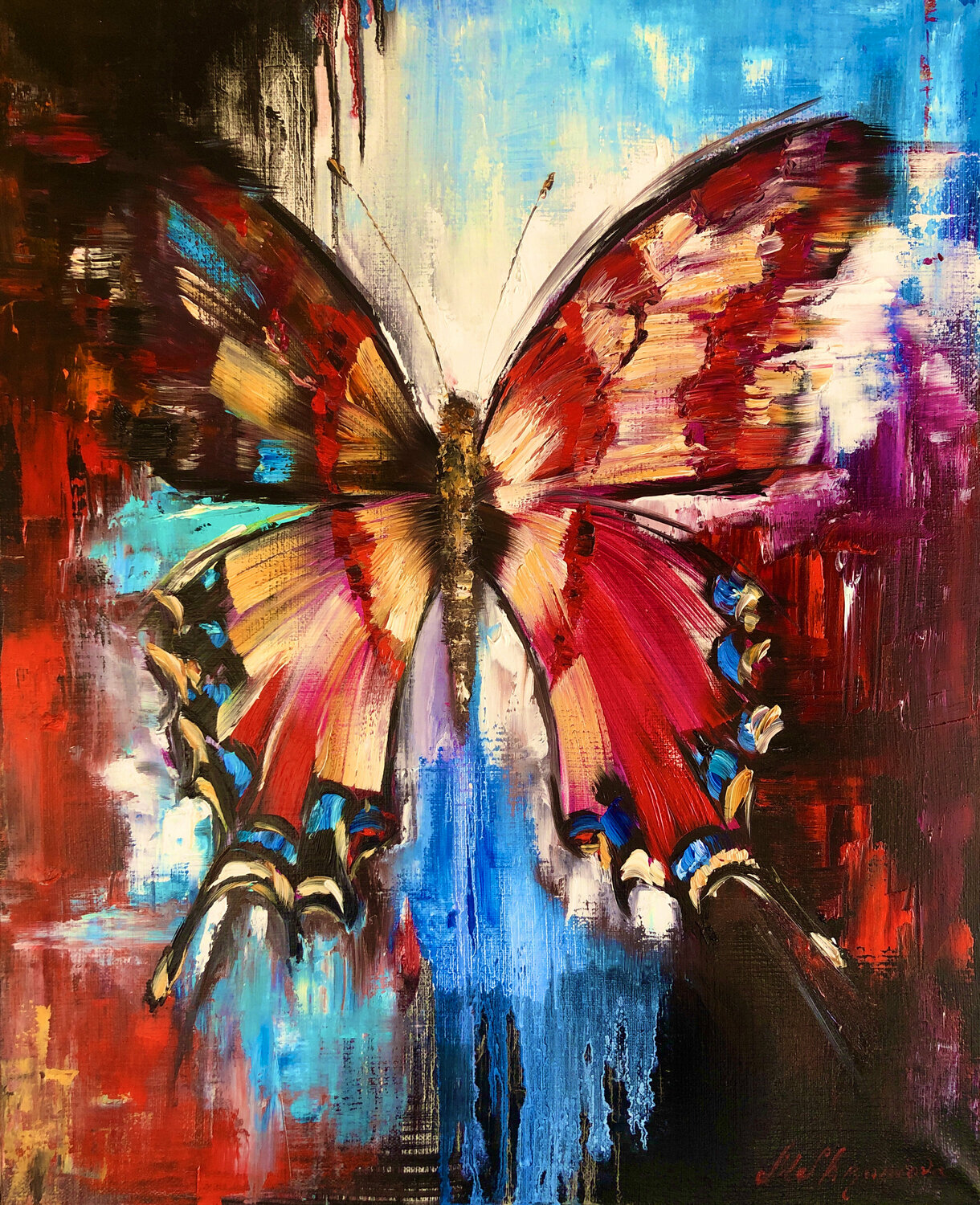 Abstract Art Butterflies