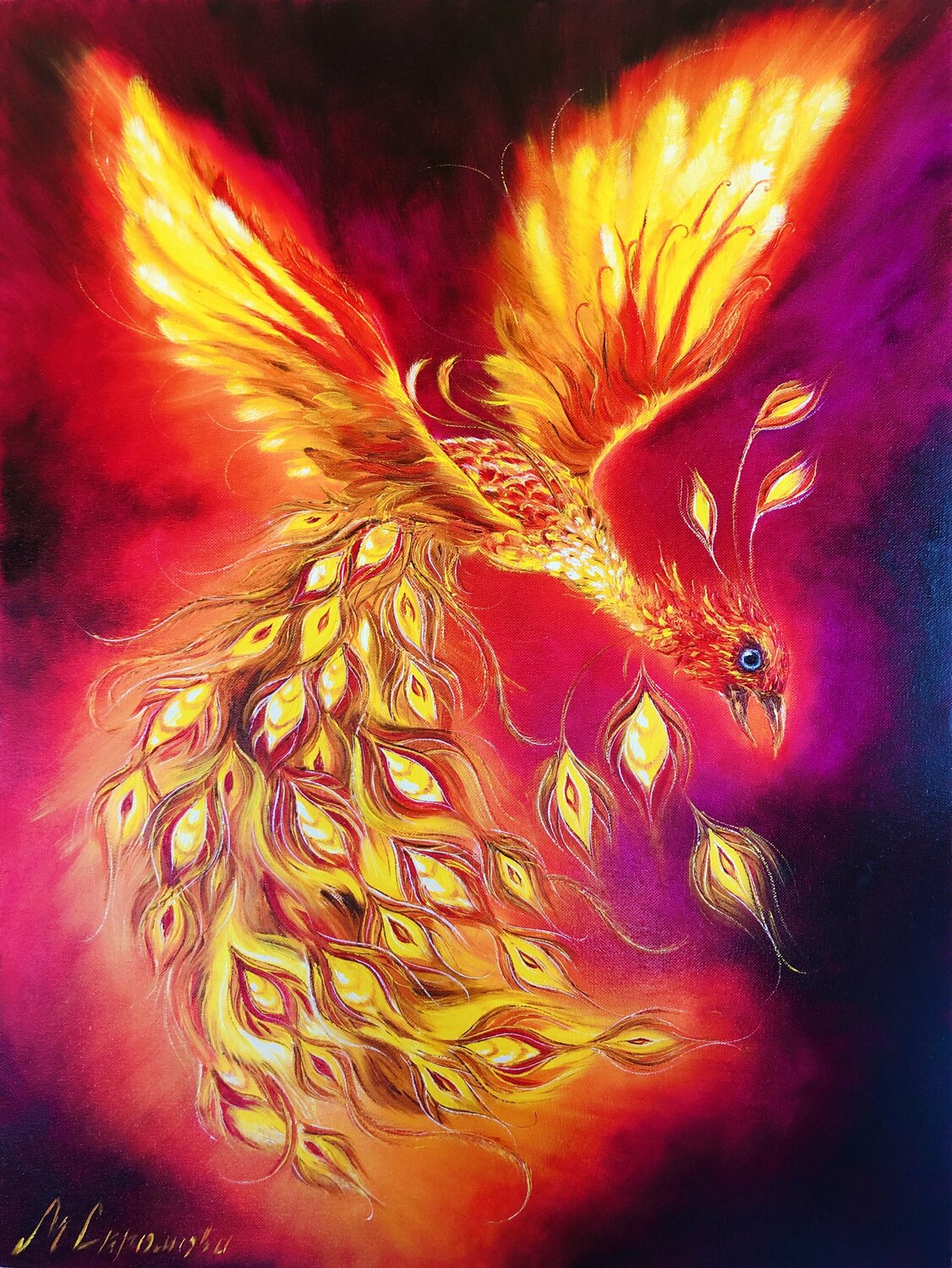 Firebird Mythical Art