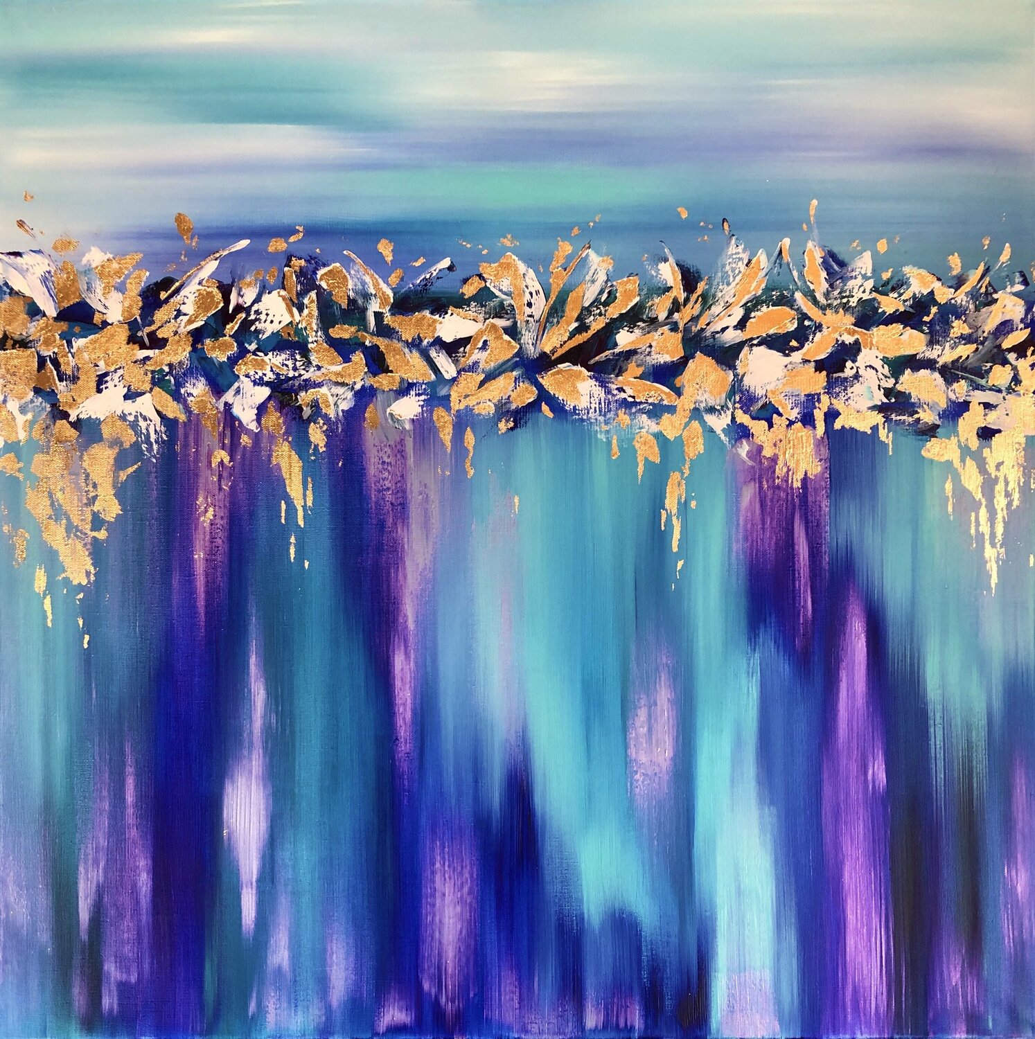 Abstract Painting Ideas Blue