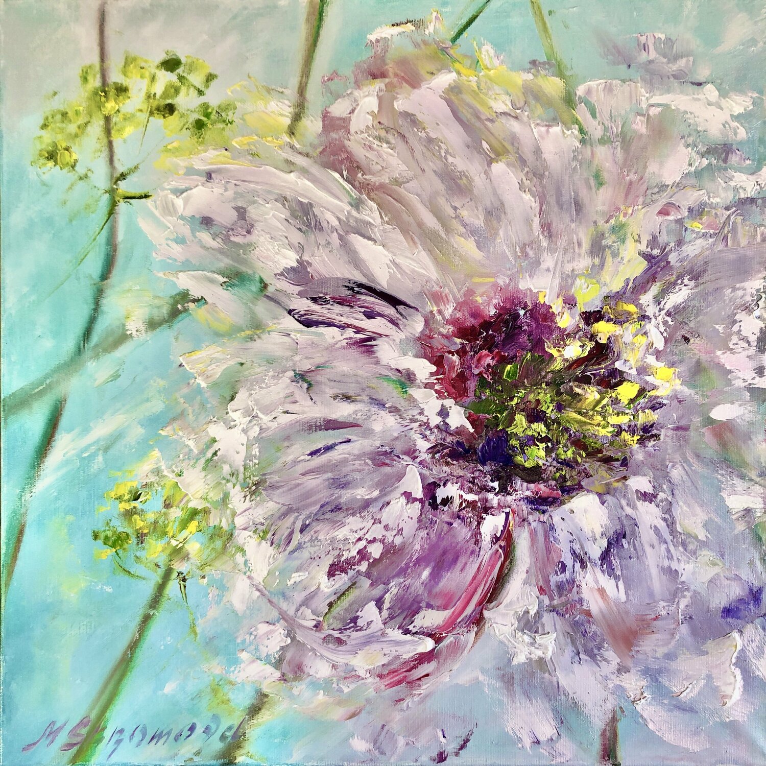 Daisy Paintings Abstract