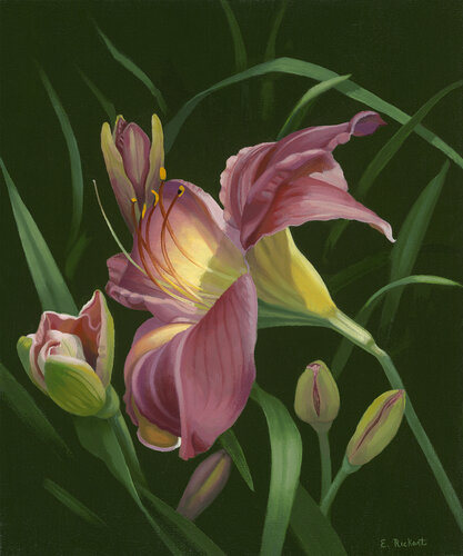 The Depths 7 by Elizabeth Rickert (N.D) : Painting Oil on Canvas ...