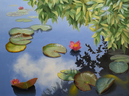 Teeming With Life by Elizabeth Rickert (N.D) : Painting Oil on Canvas ...