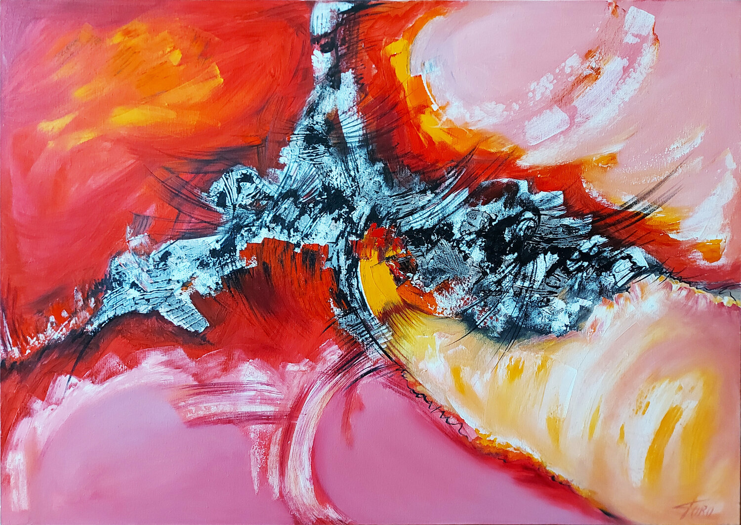 The color of victory by Arthur Avalyan (2021) : Painting Acrylic, Oil ...
