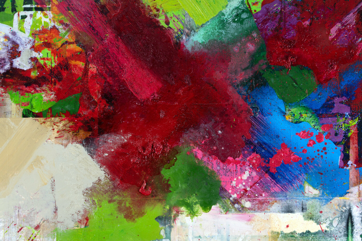 Newpaper Clipping Twombly by Peter Vahlefeld (2020) : Painting Acrylic ...