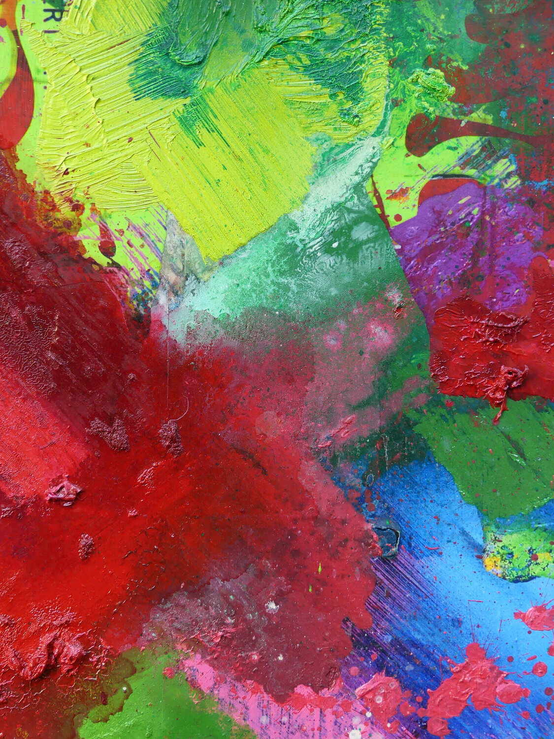 Newpaper Clipping Twombly by Peter Vahlefeld (2020) : Painting Acrylic ...