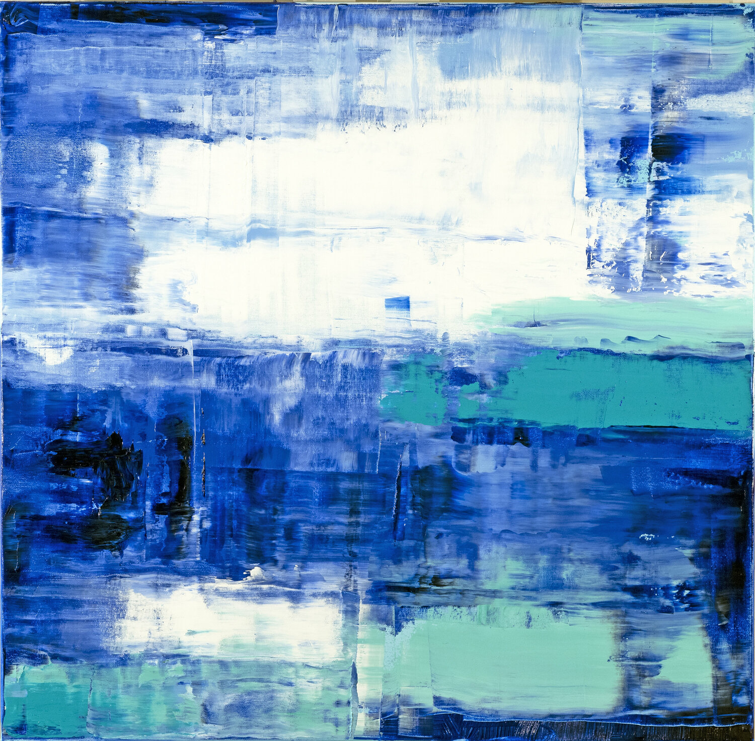 Feel Blue by Tom Stiltz (2021) : Painting Oil on Canvas - Singulart