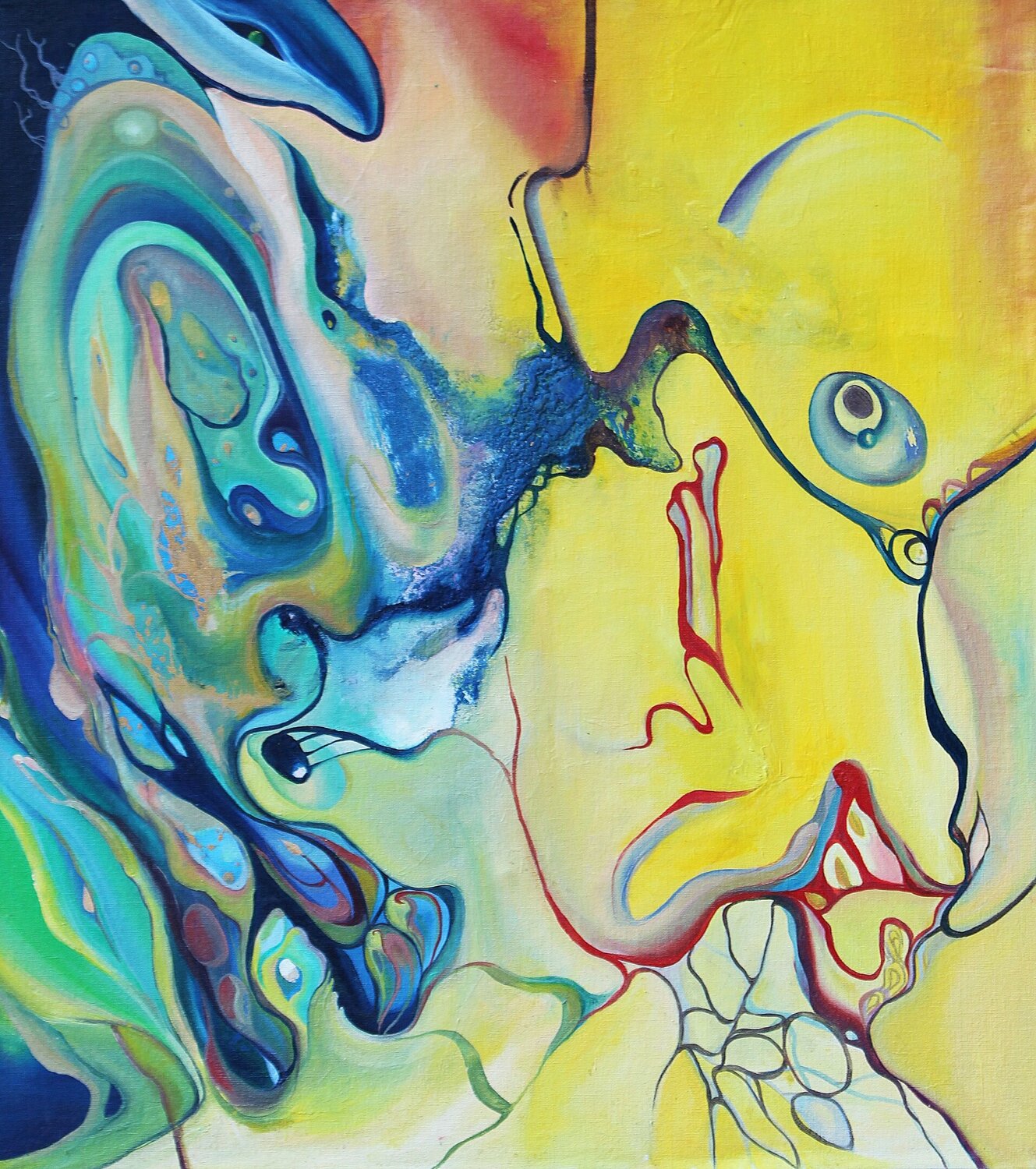 Crying Painting Abstract