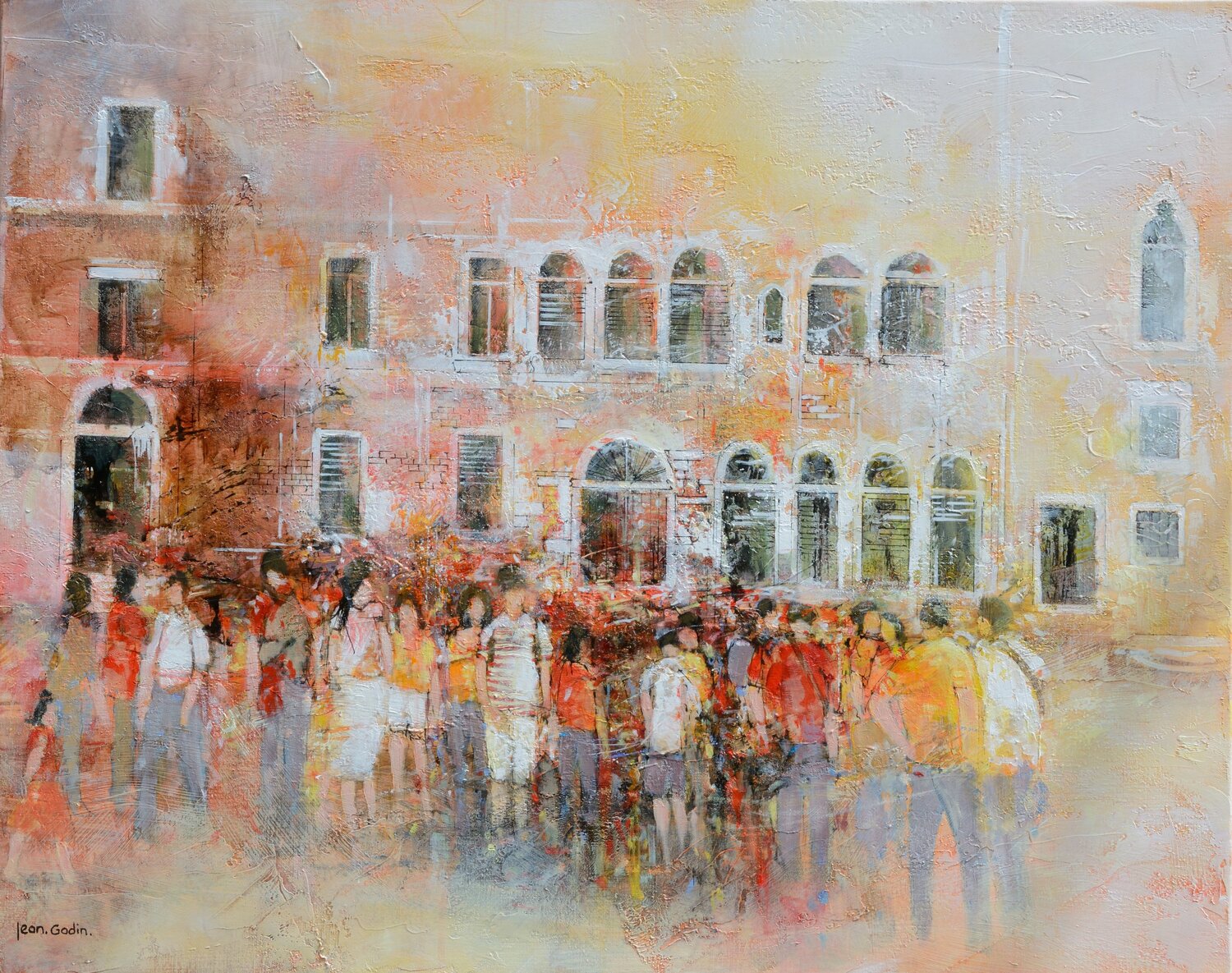 A Venise von jean GODIN (2022): Malerei Öl auf Leinwand - Singulart