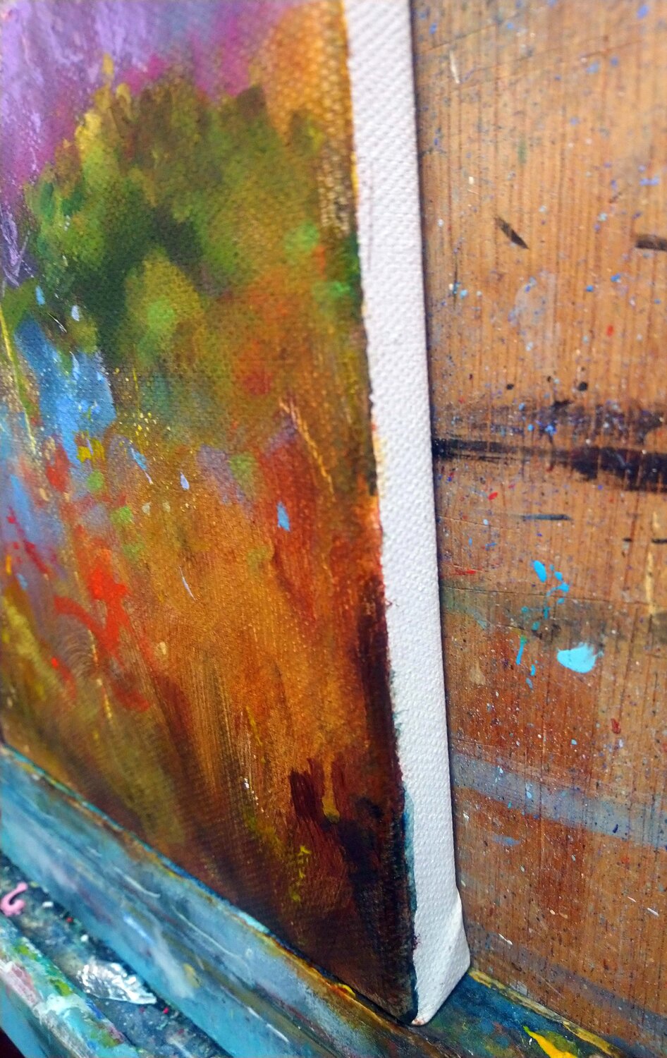 Plaine dans l'arène du ciel by Eric Bruni (2022) : Painting Acrylic ...