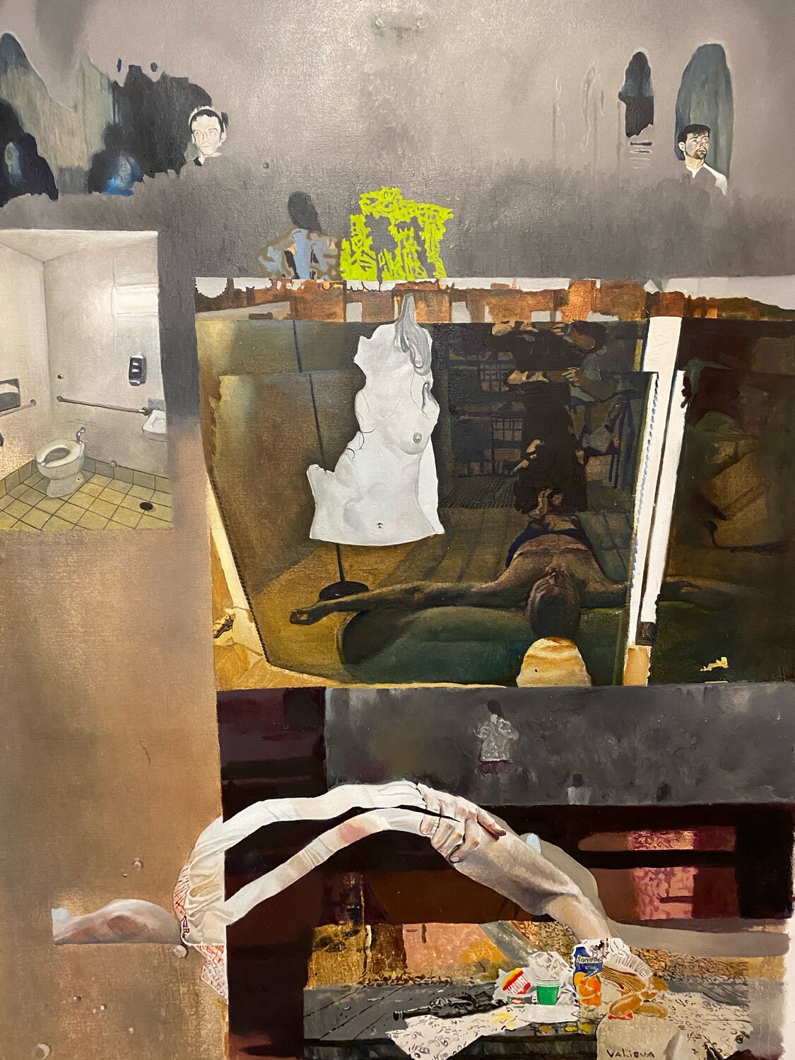 Untitled by Anna Valieva (2023) : Painting Oil, Cotton on Canvas ...