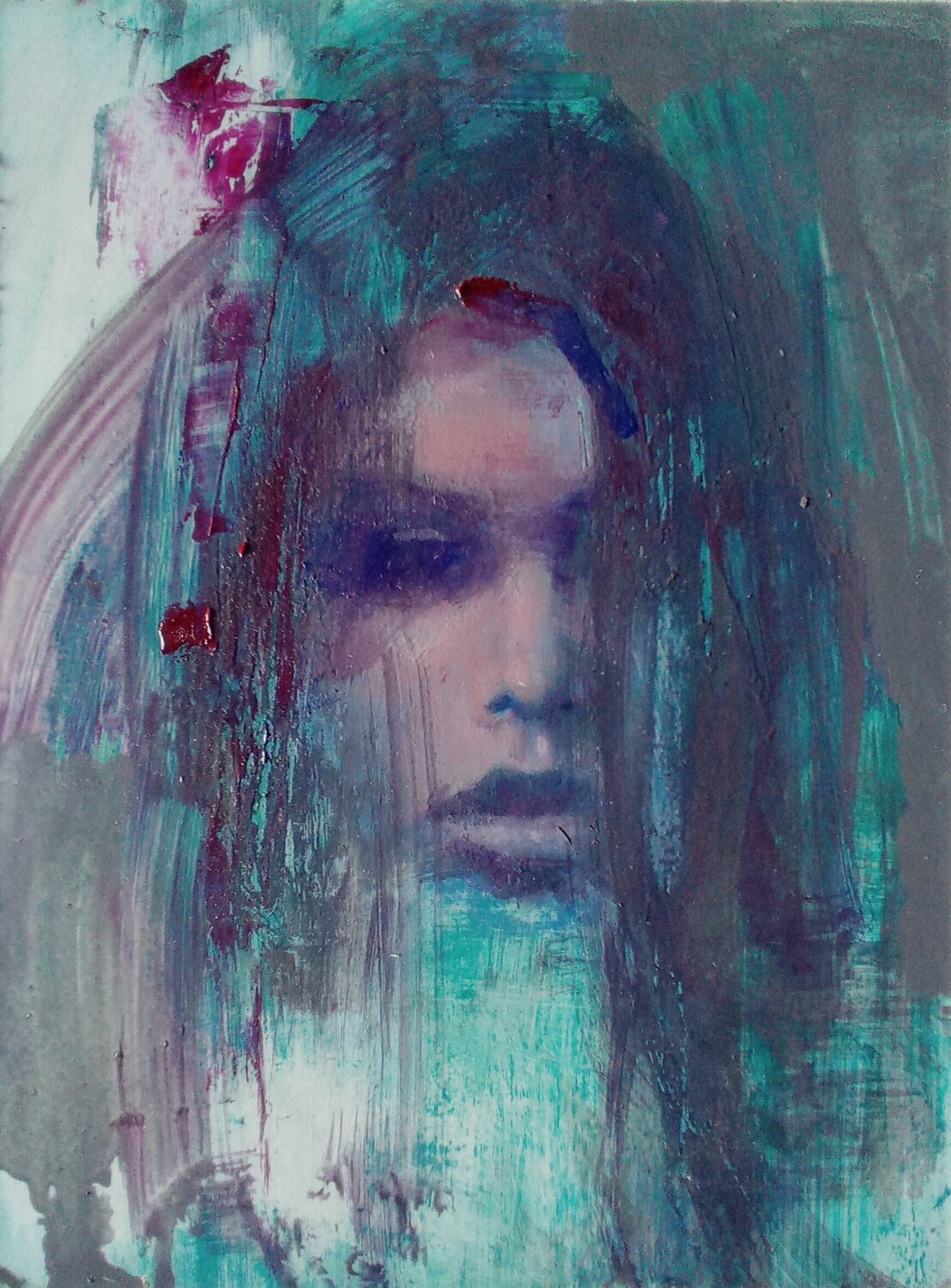 Sogno von Sebastiano Plutino (2021): Werk auf Papier Öl auf Papier ...