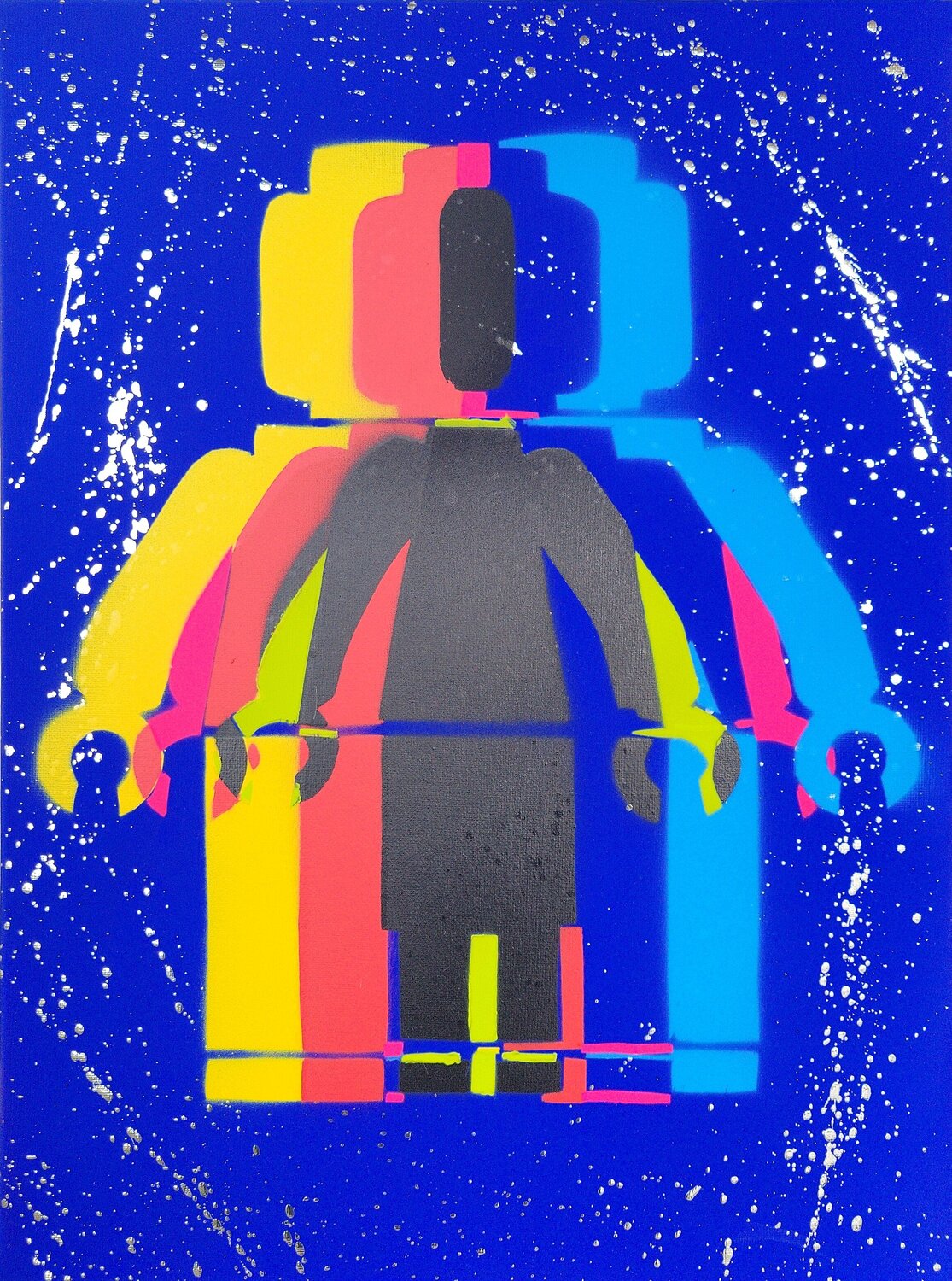 Lego rgb Bleu / Splash by Wawapod (2022) : Painting Spray Paint on ...