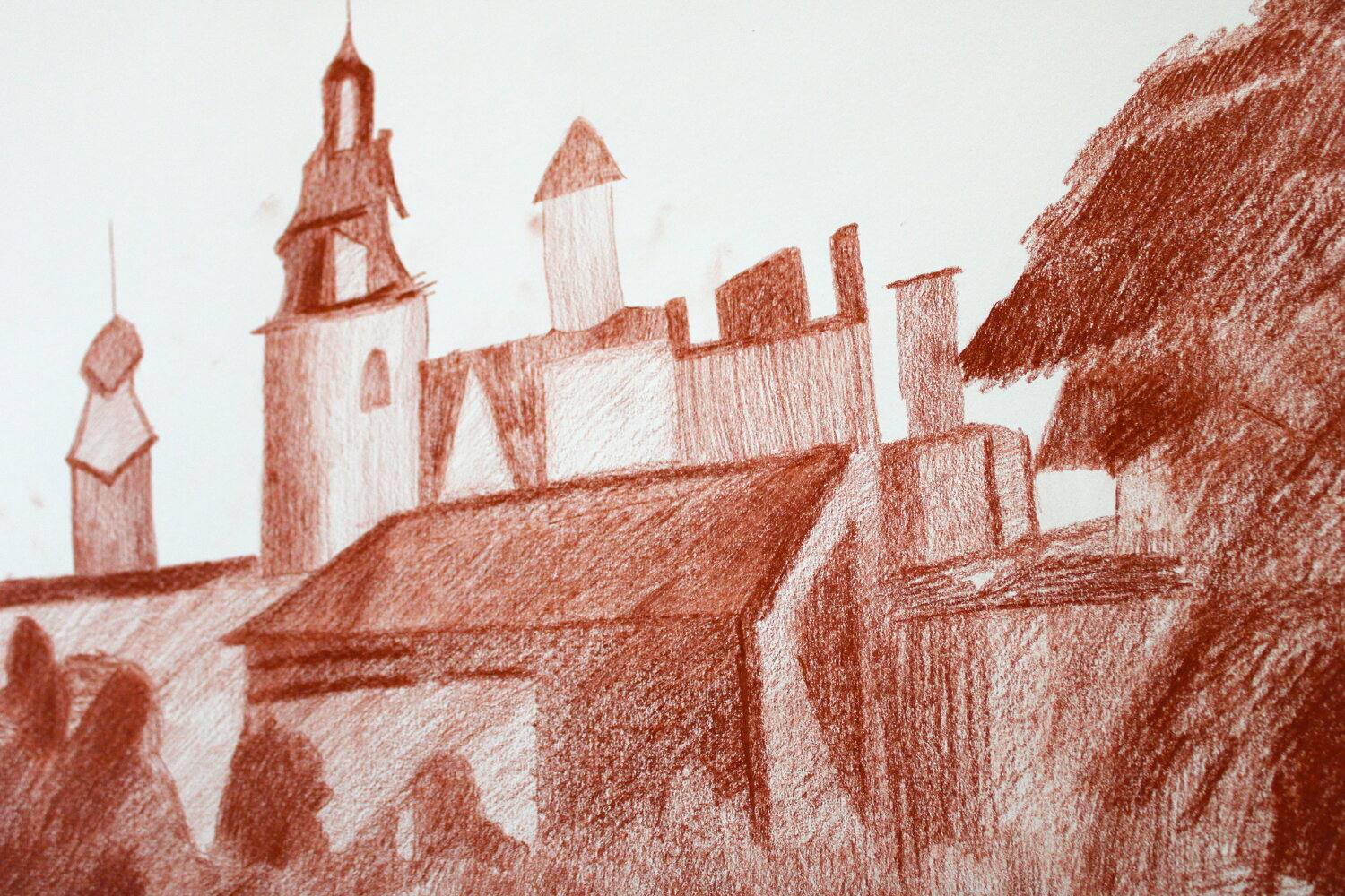 Arkadii Martyniuk Original Artwork on Paper, 2000 Nikolajev Ukraine by Brüder Peter & Arkadi ...