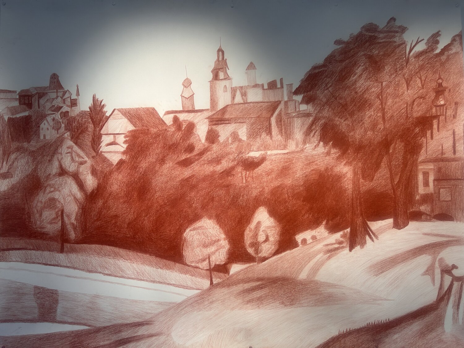 Arkadii Martyniuk Original Artwork on Paper, 2000 Nikolajev Ukraine by Brüder Peter & Arkadi ...