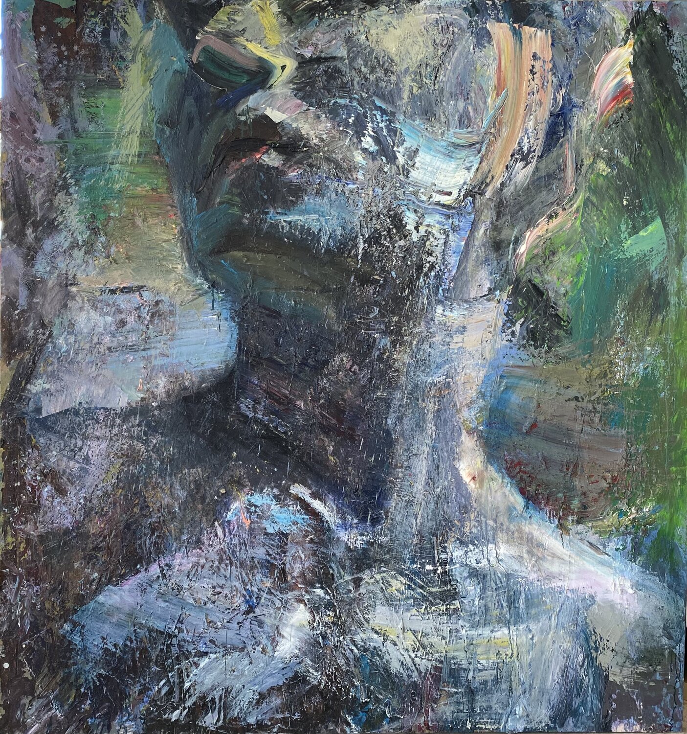 Mirando al infinito by Eduardo Lozano (2024) : Painting Acrylic, Oil on ...