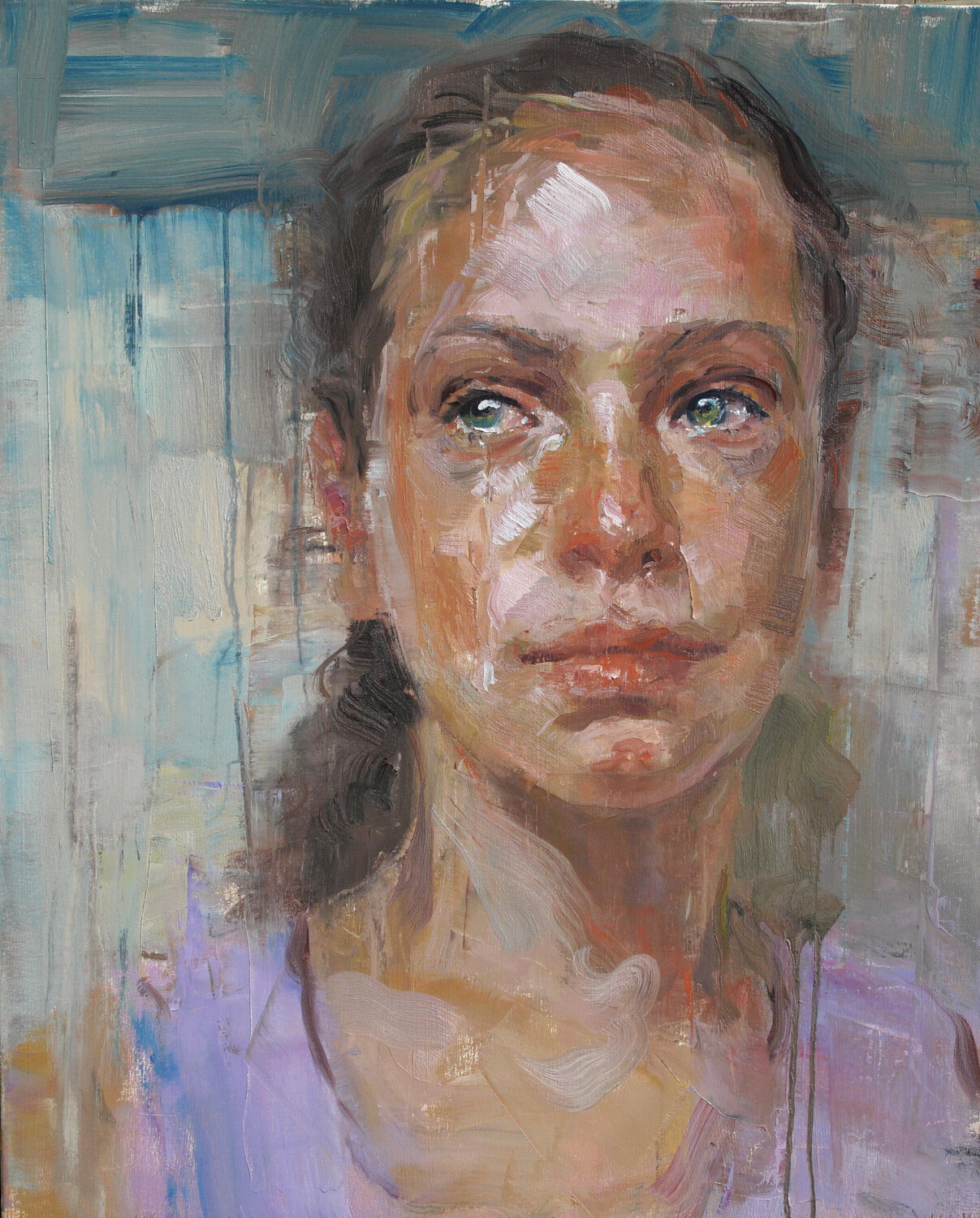 Isabel Crying by Joseph Adolphe (2014) : Painting Oil on Canvas - Singulart