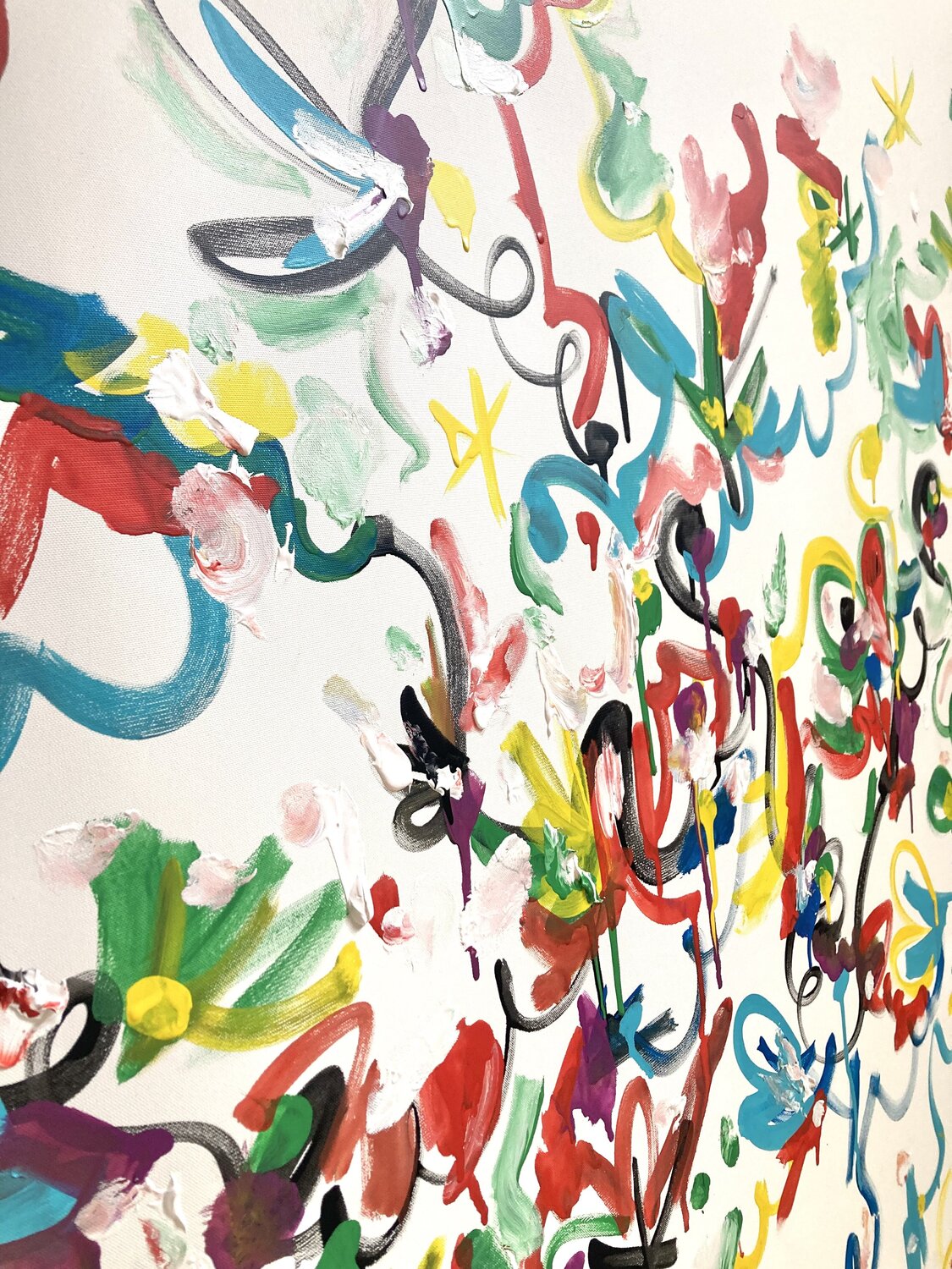 Secret Roads of Colors and Songs by Stéphane Cattaneo (2022) : Painting ...