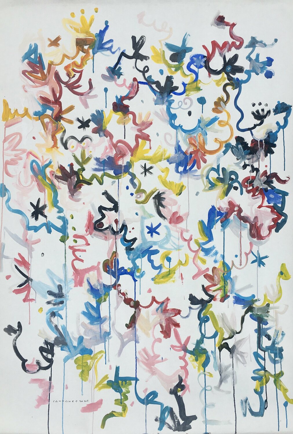 Jazz Comme Une Image 2021-2 by Stéphane Cattaneo (2021) : Work on Paper ...