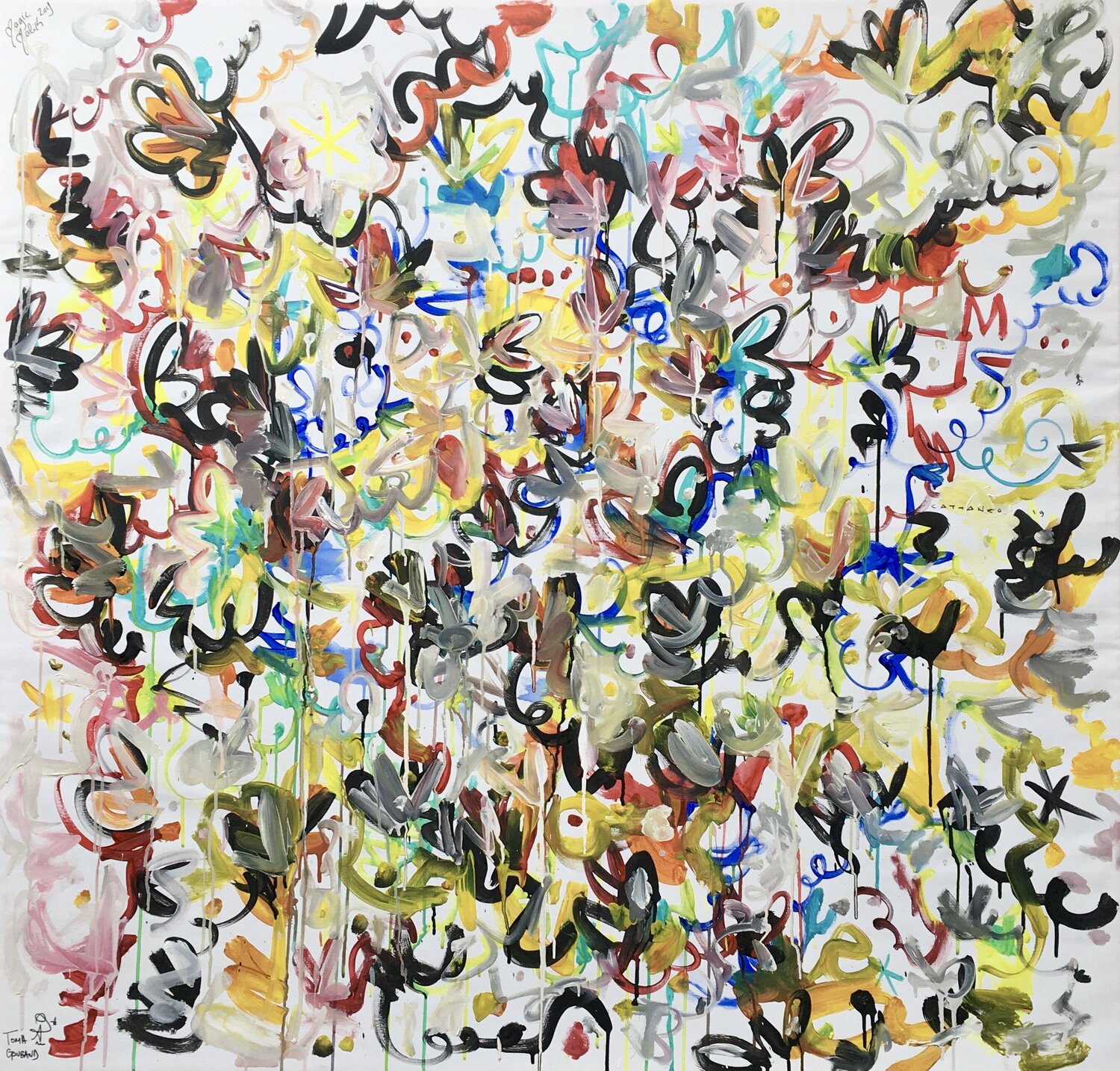 Jazz Comme Une Image 2019-11 by Stéphane Cattaneo (2019) : Painting ...