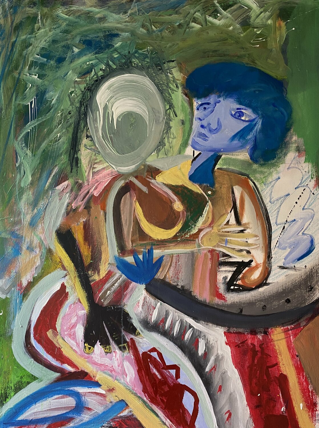 L'Intouchable by Anthony Abou Jaoudé (2022) : Painting Acrylic, Watercolor on Canvas - Singulart