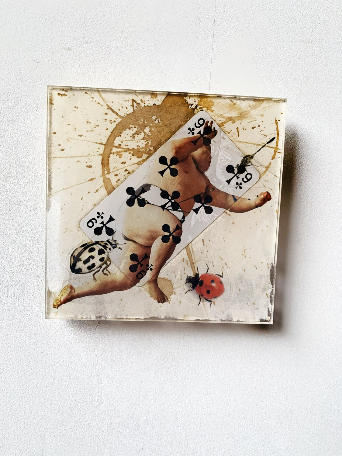 SPIRITO 9 TREFLE COCINELLE SUMO by Nental (2025) : Painting Collage on ...