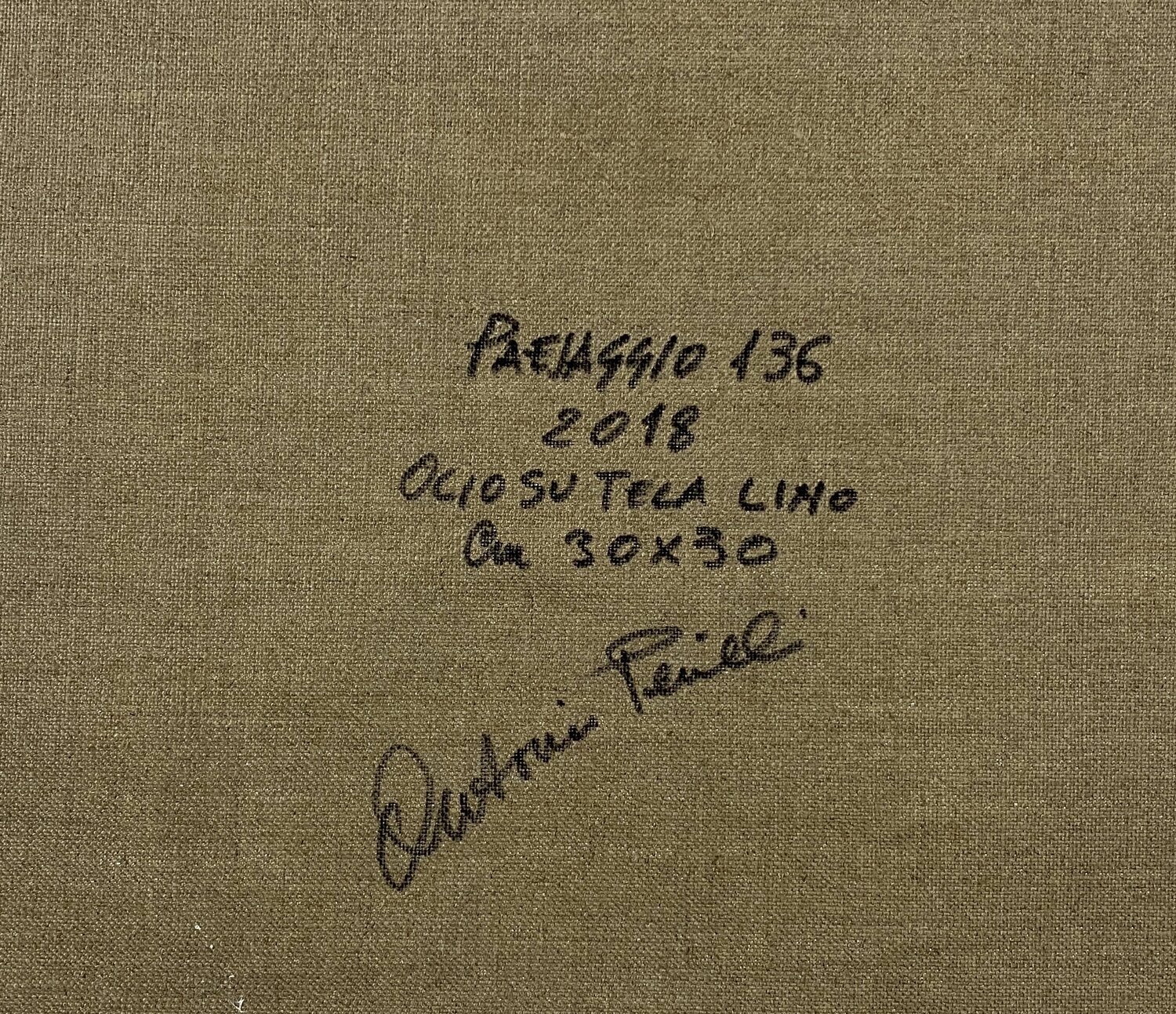 Paesaggio 136 von Antonio Perilli (2018): Malerei Öl auf Leinwand ...