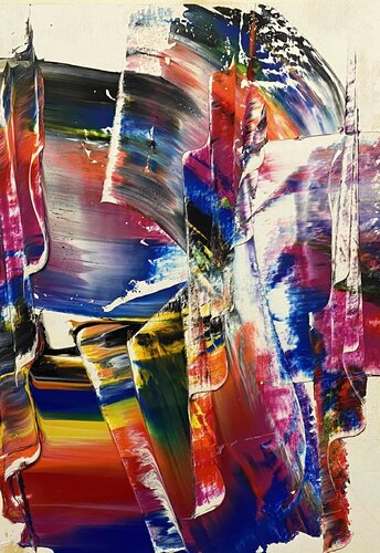 Colore 142 by Antonio Perilli (2021) : Painting Acrylic on Paper ...