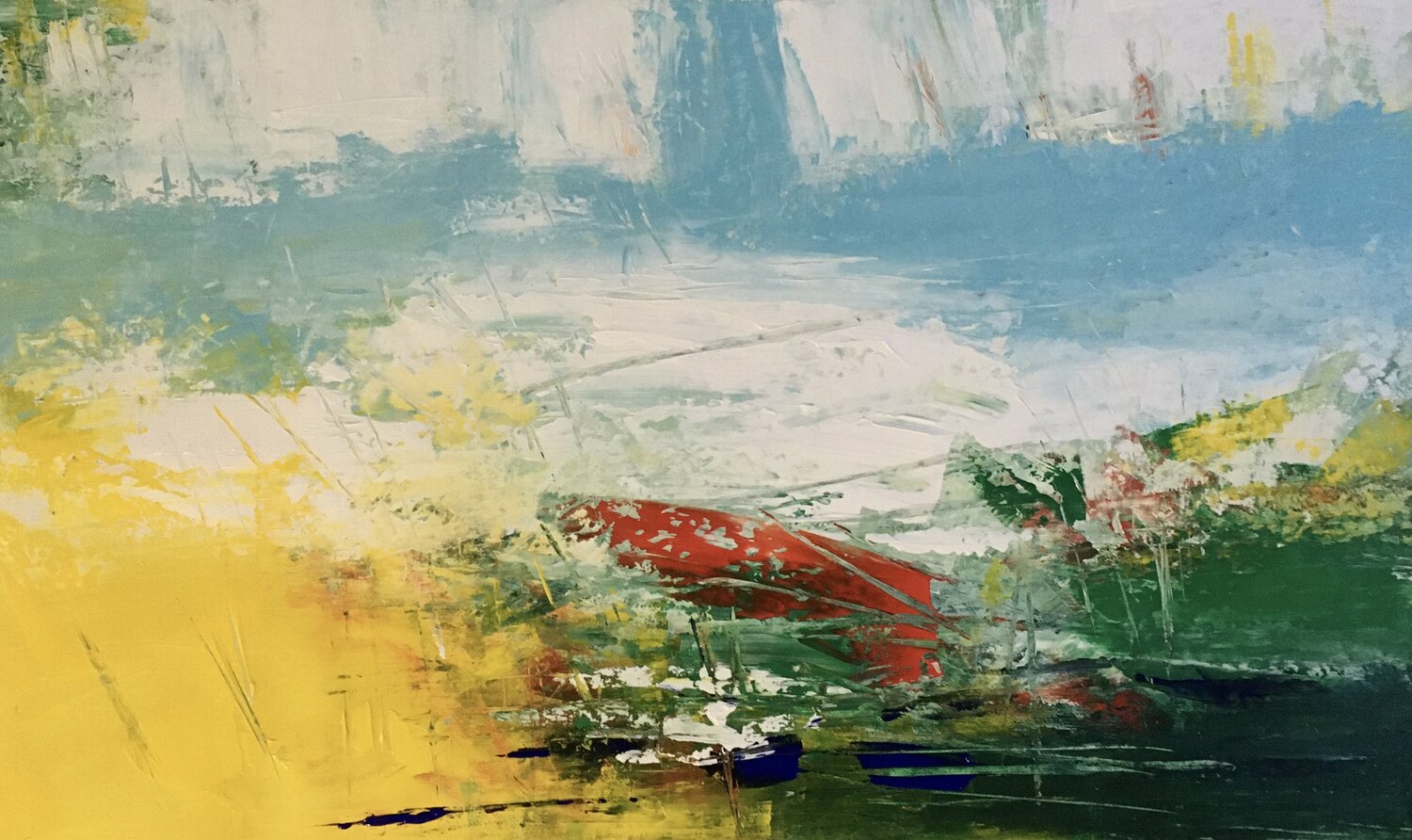 Paesaggio adriatico by Antonio Perilli (2020) : Painting Acrylic on ...