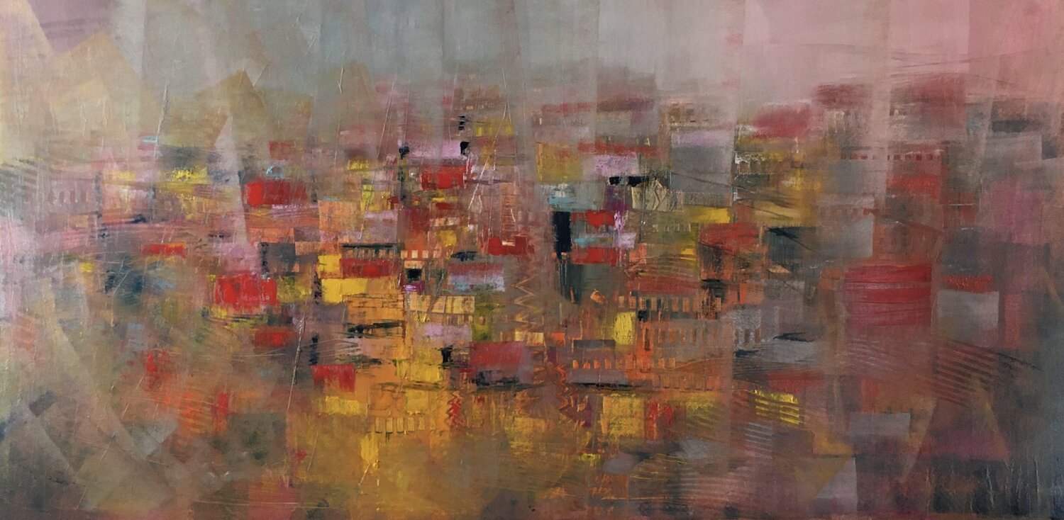 Paesaggio urbano 25 by Antonio Perilli (2021) : Painting Oil on Canvas ...