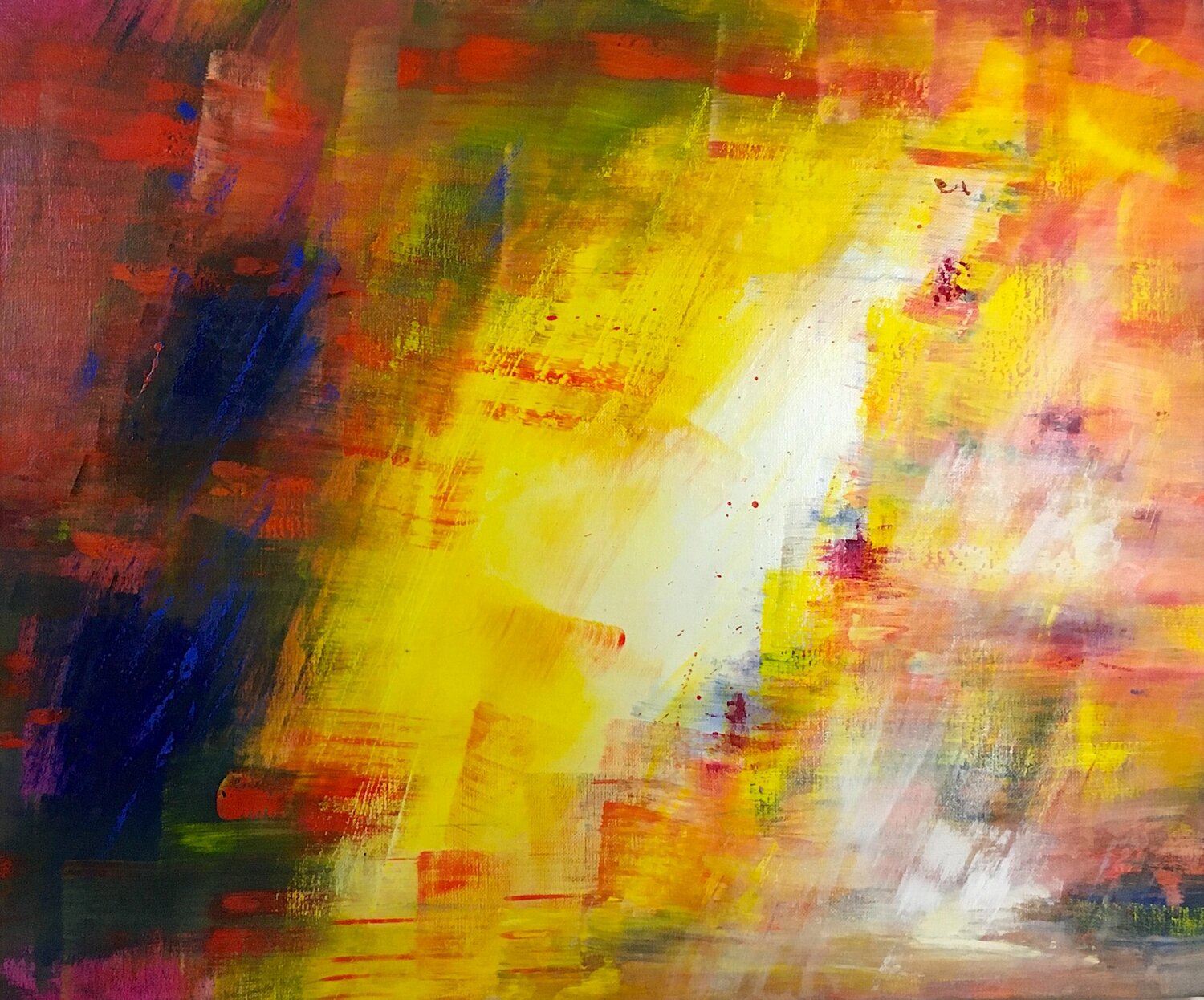 Desiderio di luce e colore by Antonio Perilli (2020) : Painting Acrylic ...