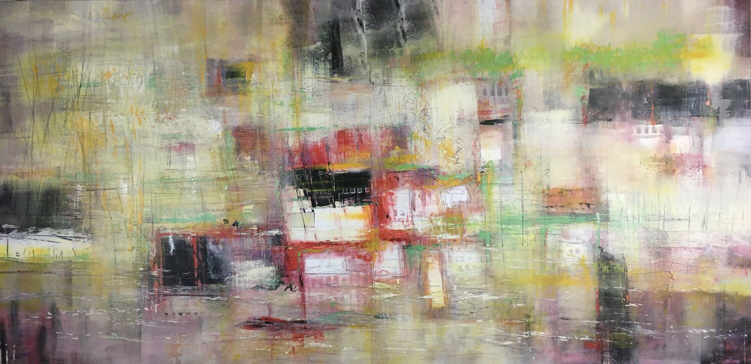 Urban landscape 27 by Antonio Perilli (2022) : Painting Acrylic on ...