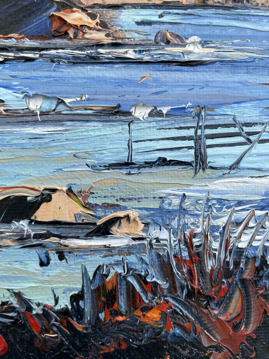 Rocky Point in Big Sur California by Lisa Elley (2022) : Painting Oil ...