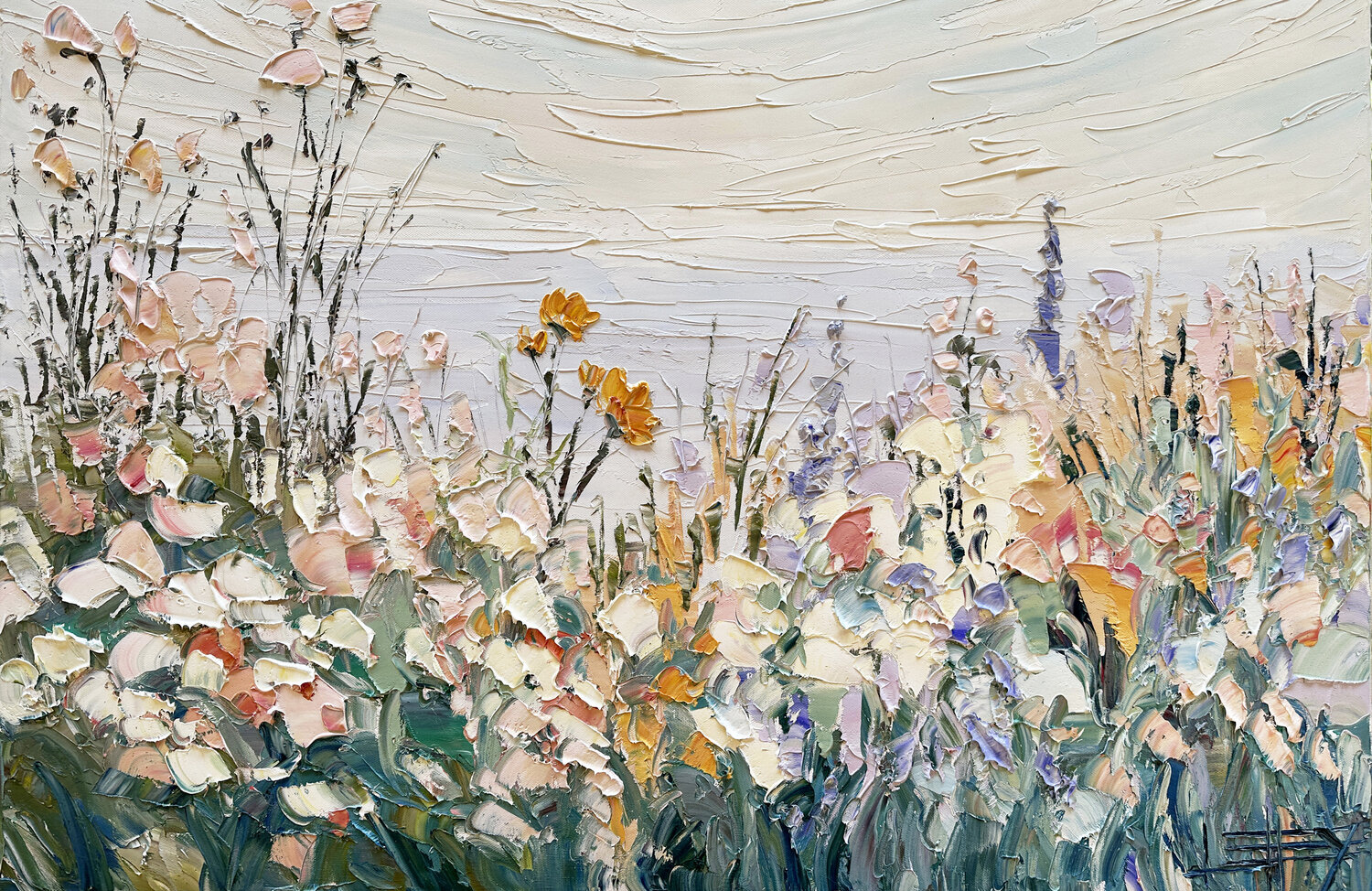 When the Sky Softens de Lisa Elley (2025) : Peinture Huile sur Toile ...