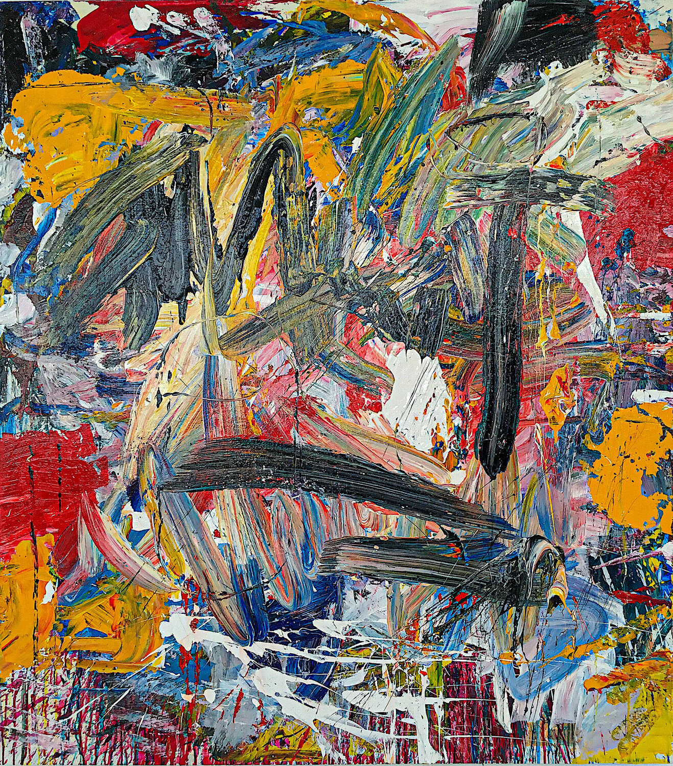Encrypted Emotion 5 by Maico Camilo (2021) : Painting Acrylic, Wax on ...