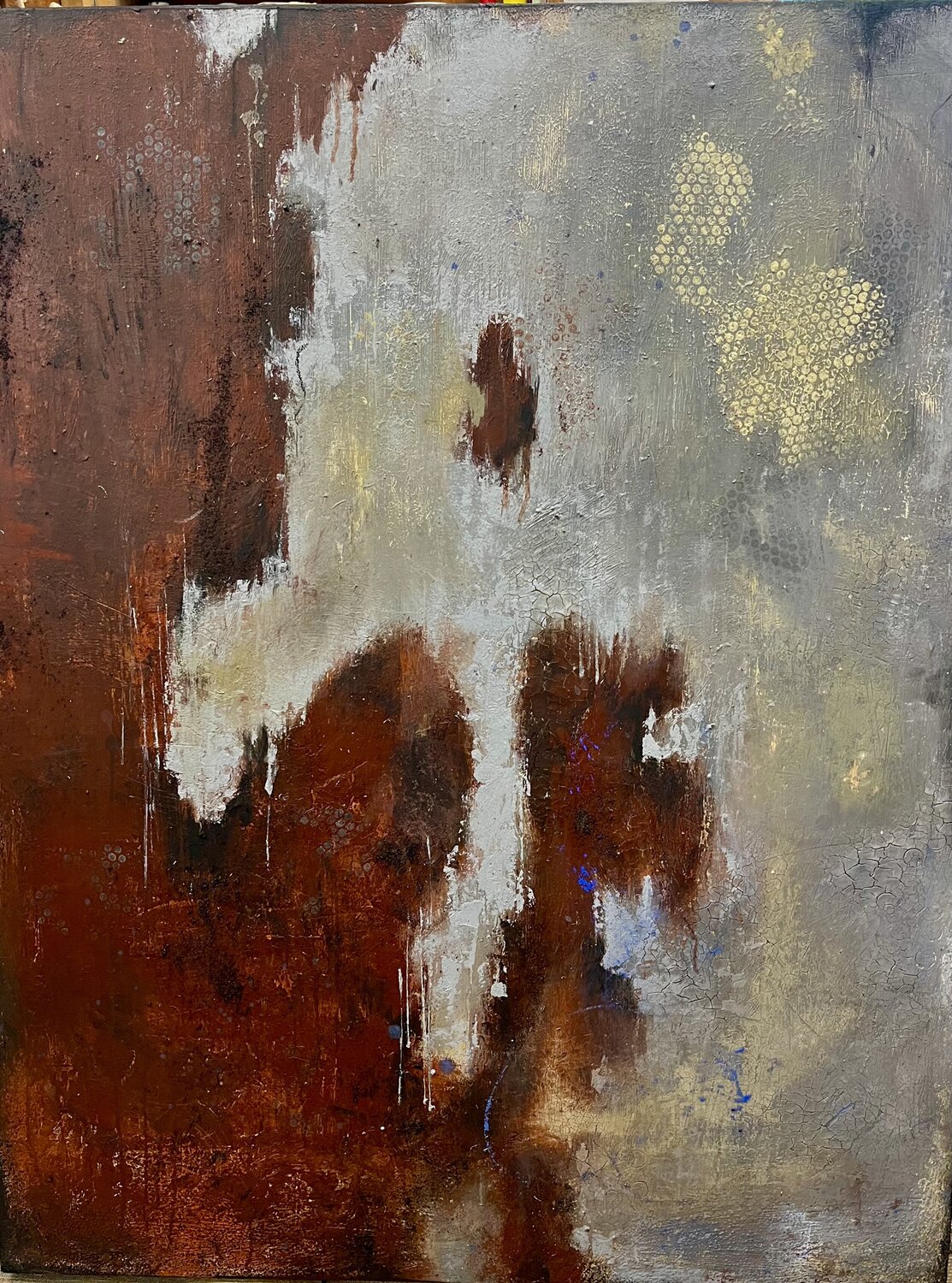 As time goes by by Mary Blaesi (2022) : Painting Acrylic, Charcoal on ...