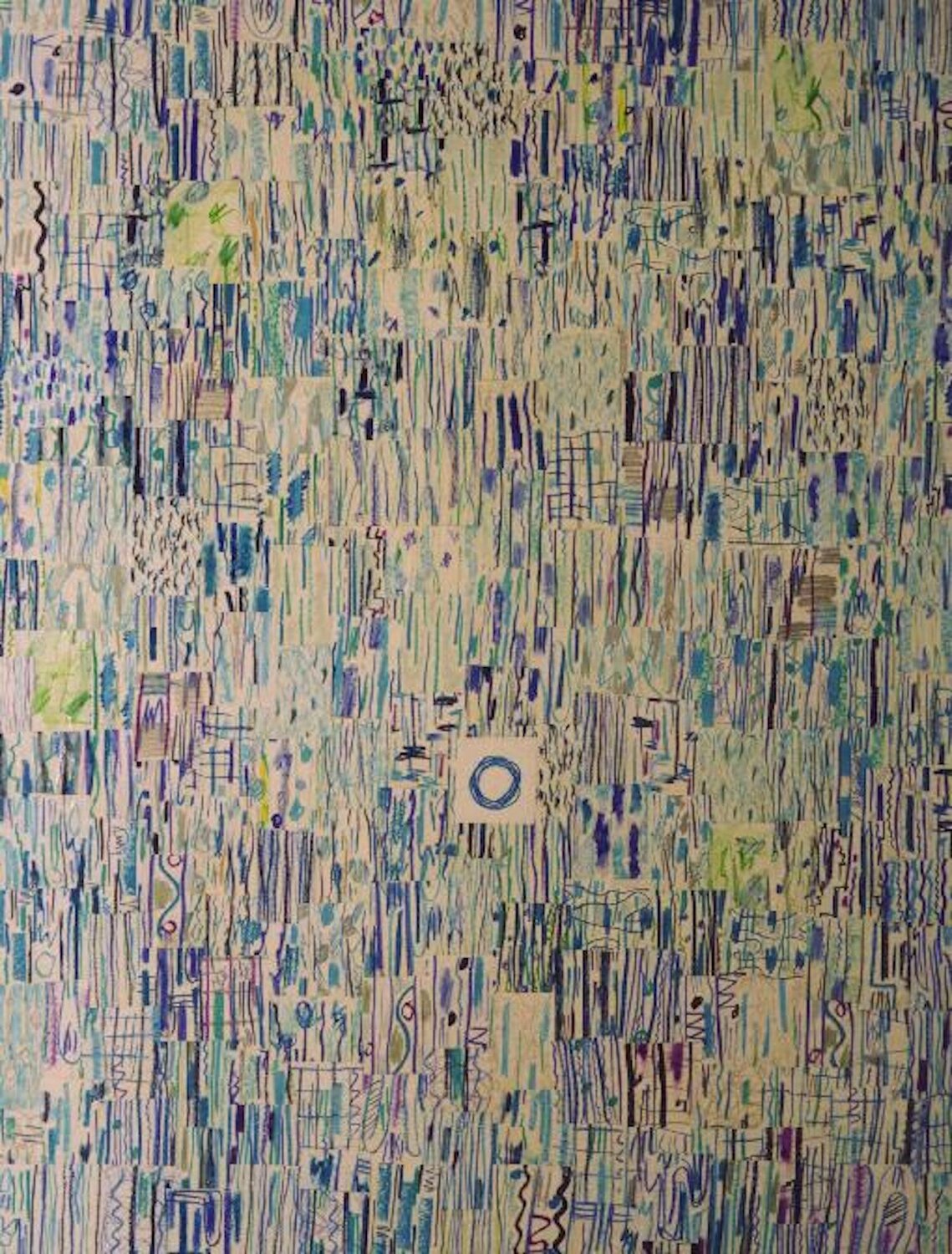 Lineal by Carlos Montoya (1998) : Painting Oil, Wax on Canvas - Singulart