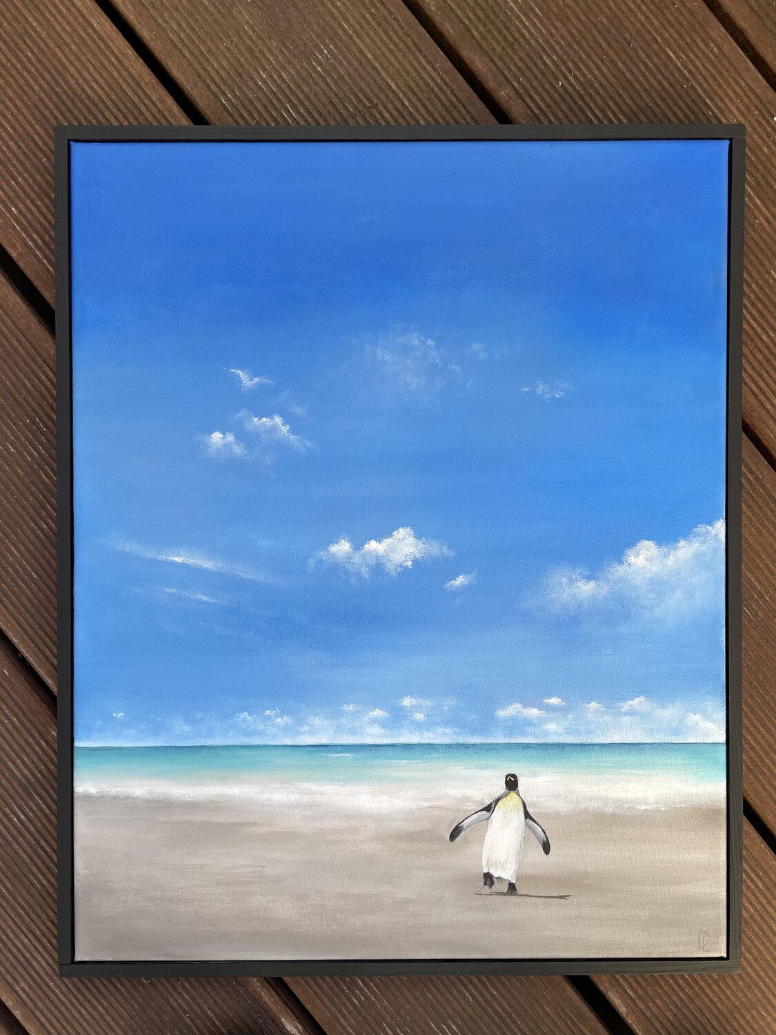 Go Ashore by Lise Duun (2023) : Painting Oil on Canvas - Singulart