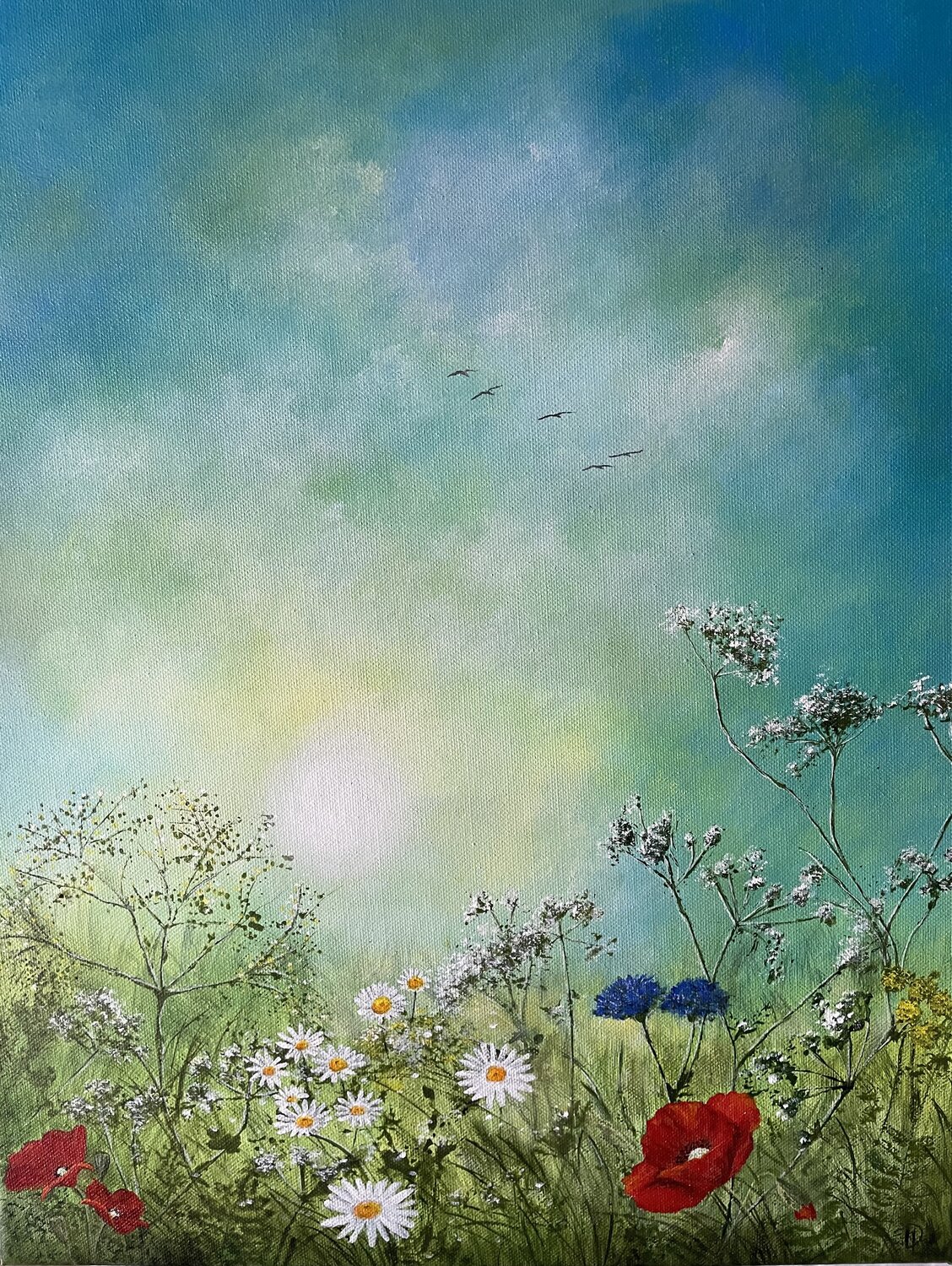 Ditch Edge by Lise Duun (2022) : Painting Acrylic on Canvas - Singulart