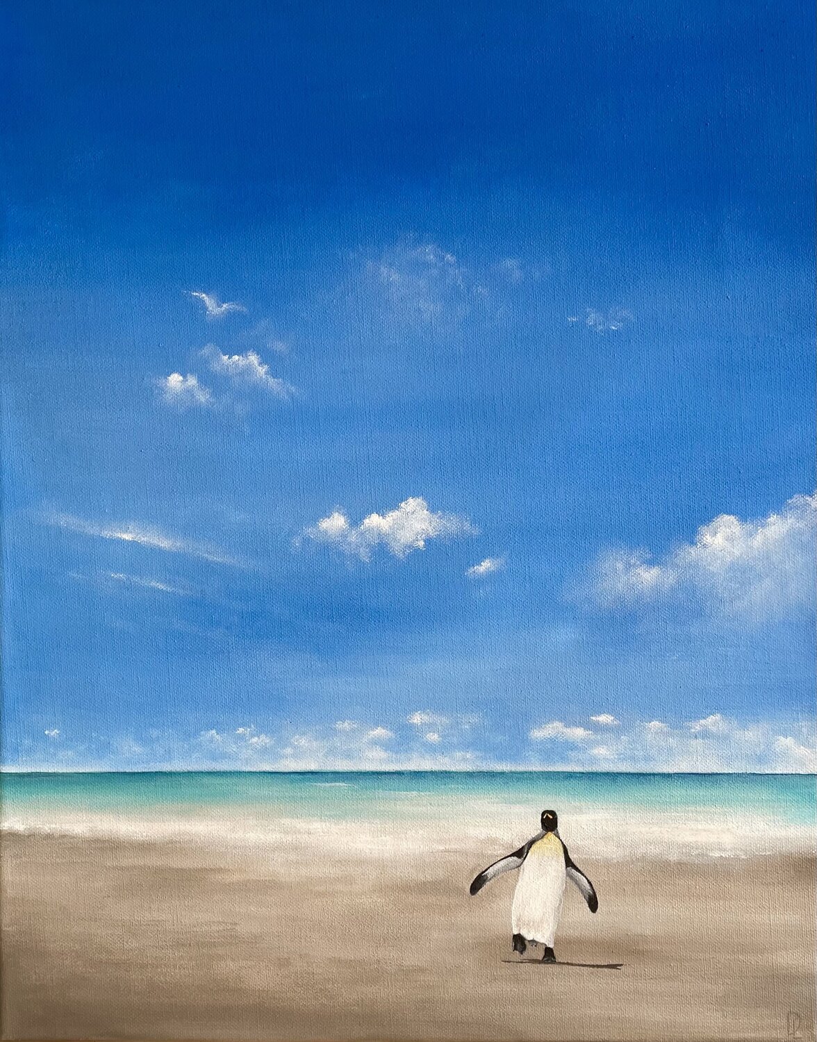 Go Ashore by Lise Duun (2023) : Painting Oil on Canvas - Singulart