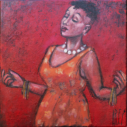 La fenêtre by Joël Arfi (2018) : Painting Acrylic, Wax on Linen - SINGULART