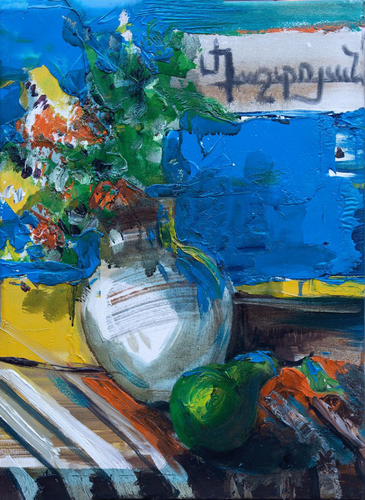 Still Life de Mariam Dashtoyan (2021): Pintura Óleo en Lienzo - Singulart