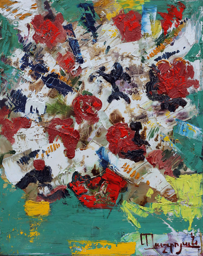 Flowers de Mariam Dashtoyan (2020) : Peinture Huile sur Toile - Singulart